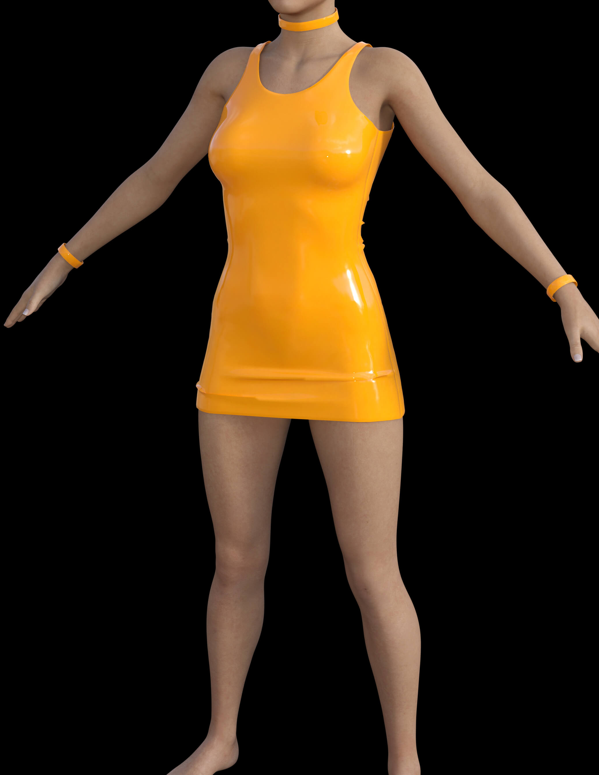 Shiny Short Dress in 10 Colors for Genesis 8 Female - Daz Content by RN95