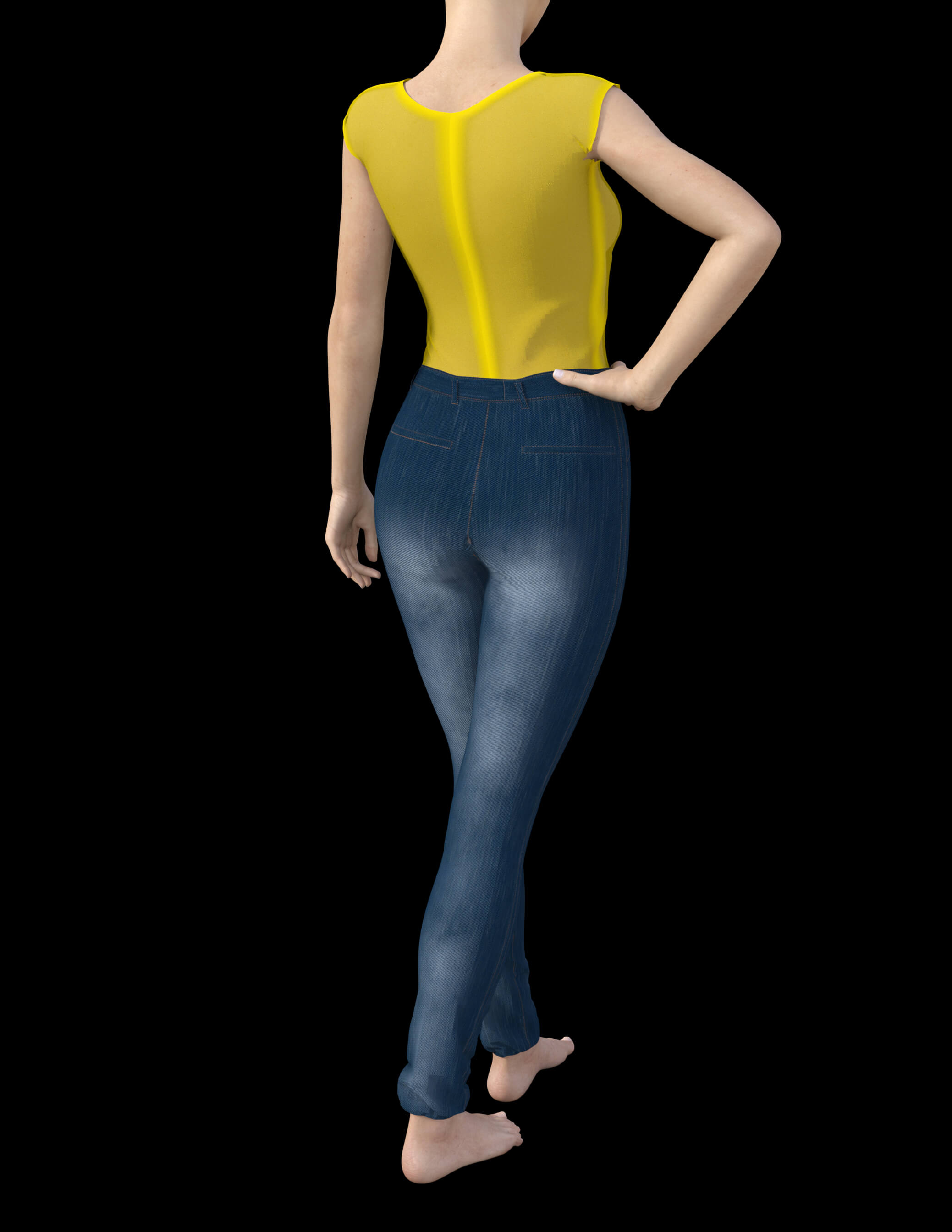 Large Jeans Collection With Some Extras for Genesis 8 Female by RN95