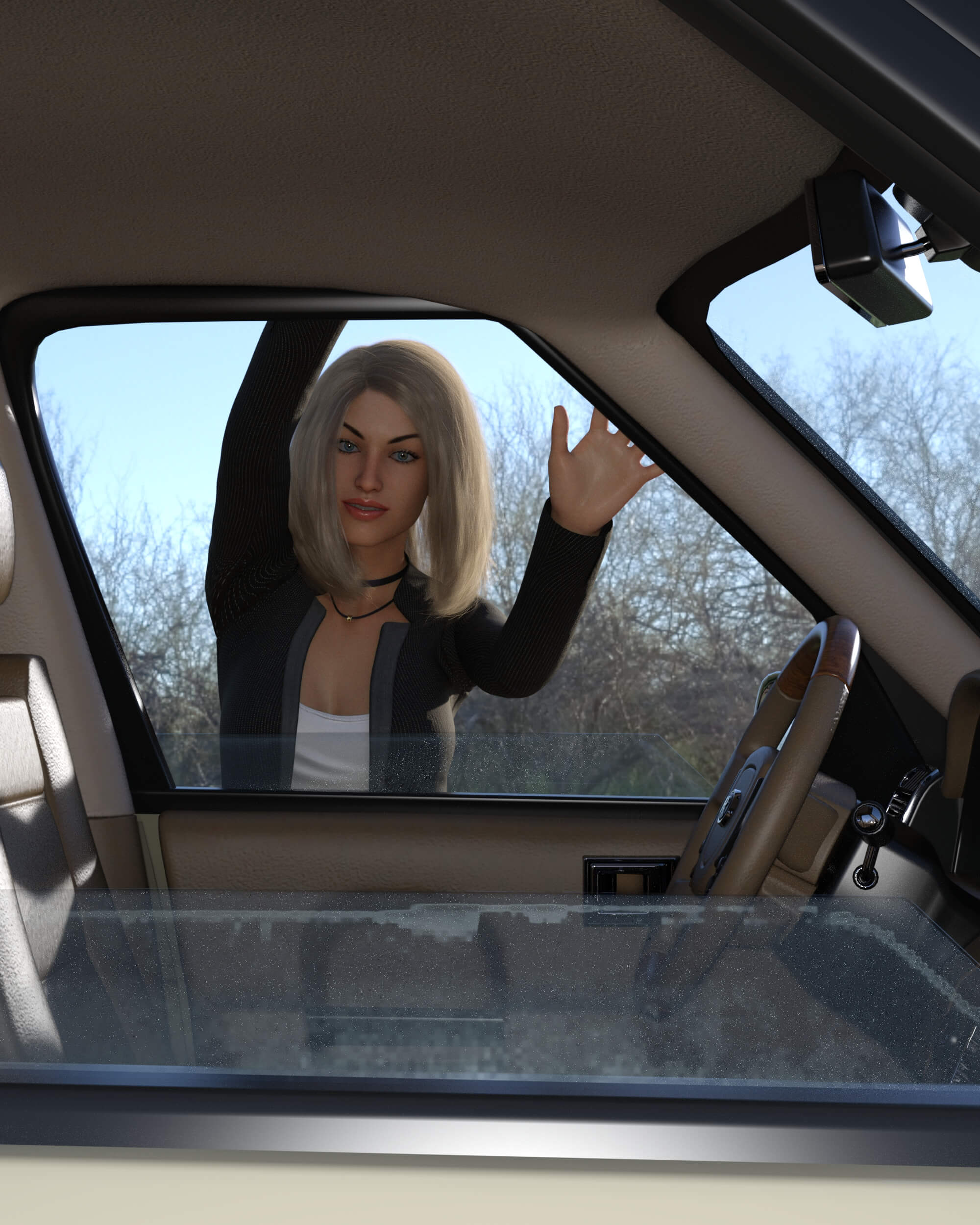 Blake - The Luxury SUV 3D Render, Digital Art by RNagao89