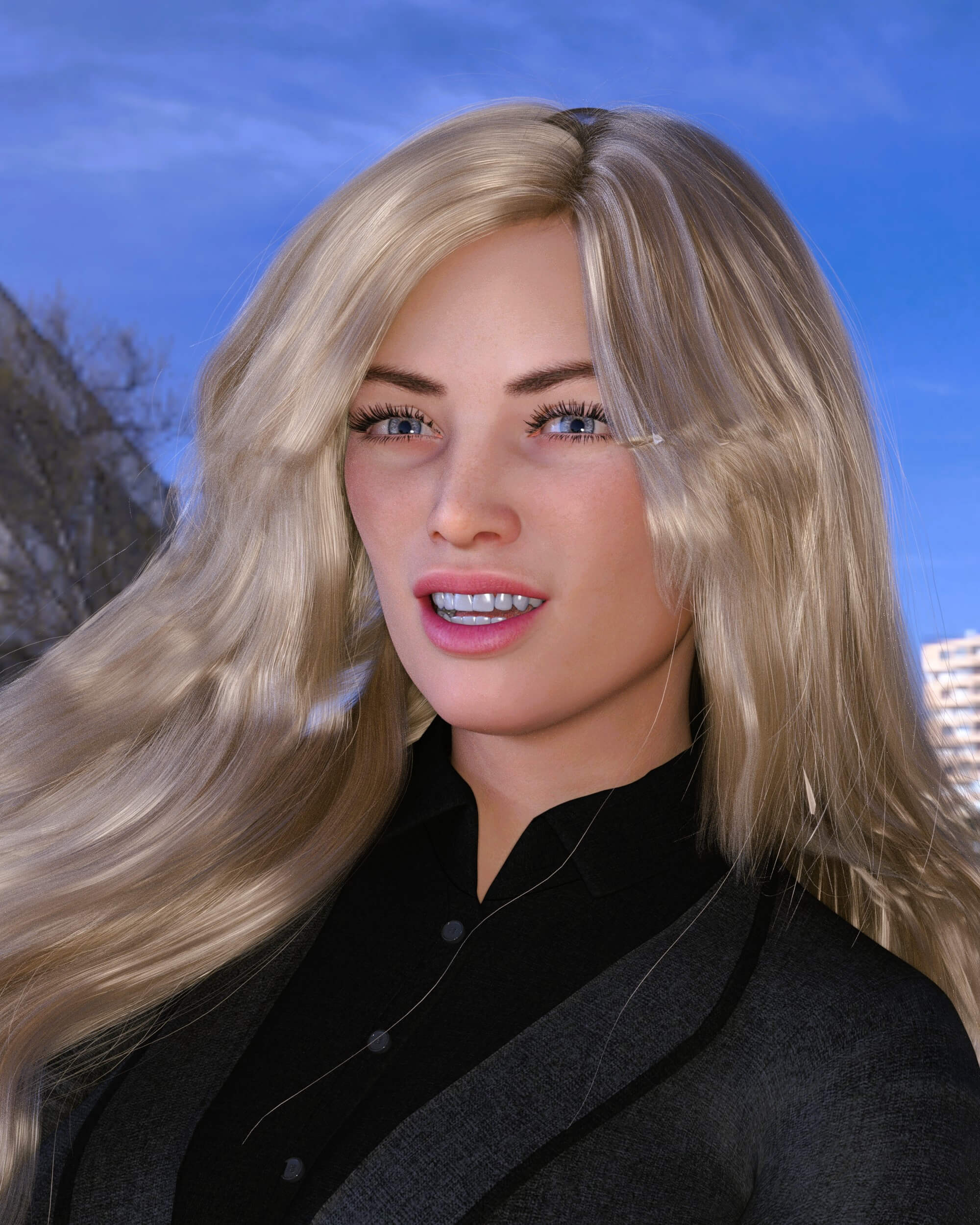 Renee's Day 3D Render, Digital Art by RNagao89