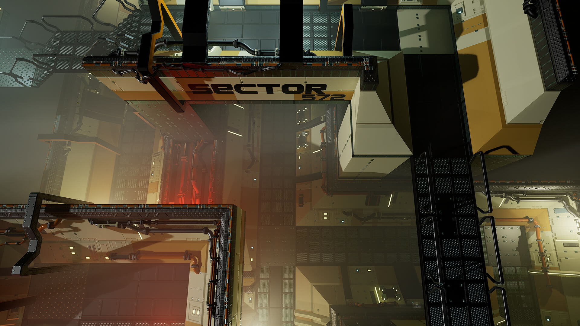 Topdown Sci-Fi Corridor Kit 3D Model by Roa3d