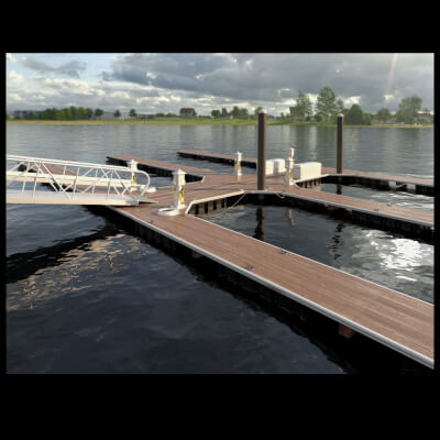 Marina - Boat Slips - Floating Dock - Deluxe 3D Model by RobH2
