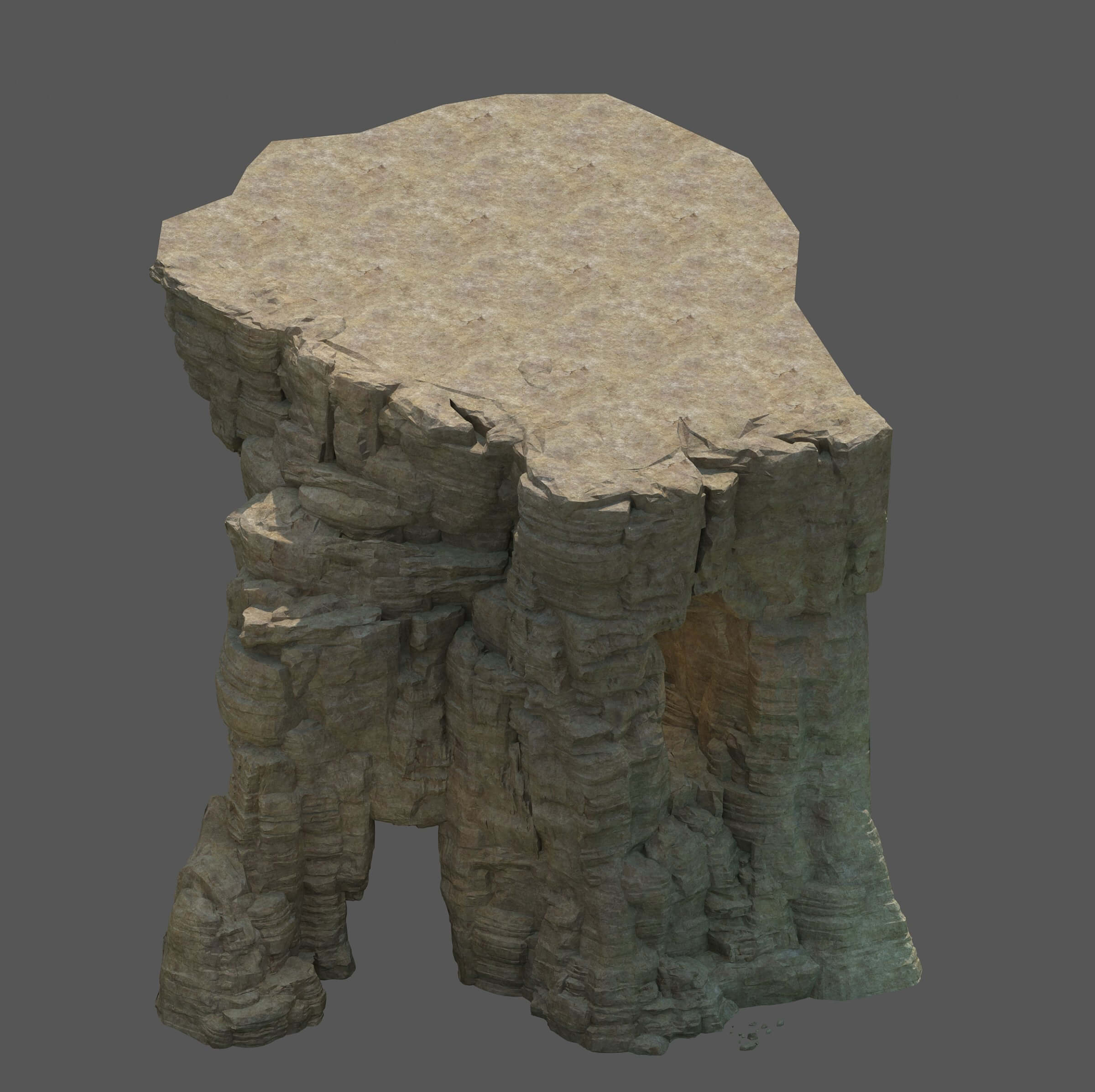 Cliff Rock - 3D Model by rockdive