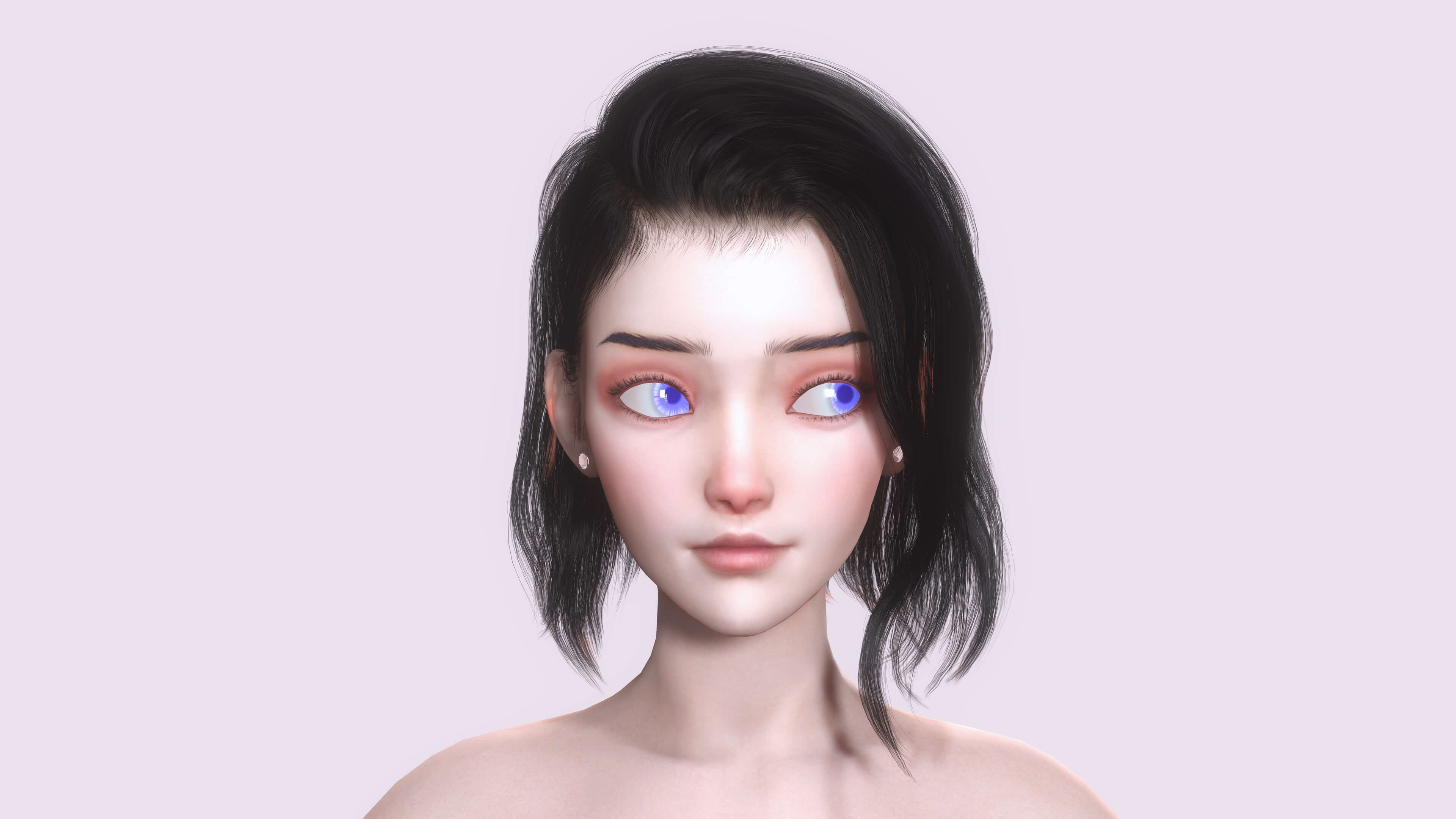 Ah-Yeon Game Ready Character 3D Model by rocklaw