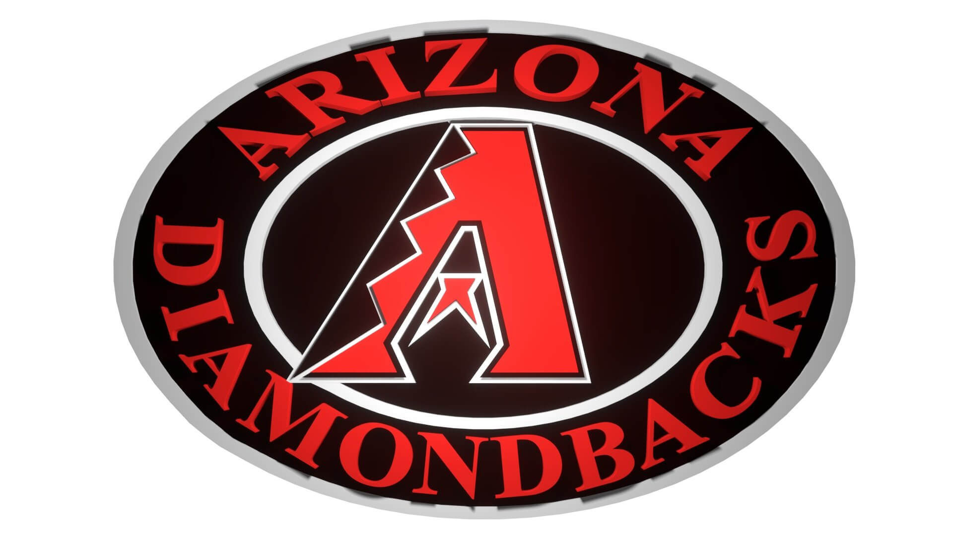 Arizona Diamondbacks Logo - 3D Model by RogerDS