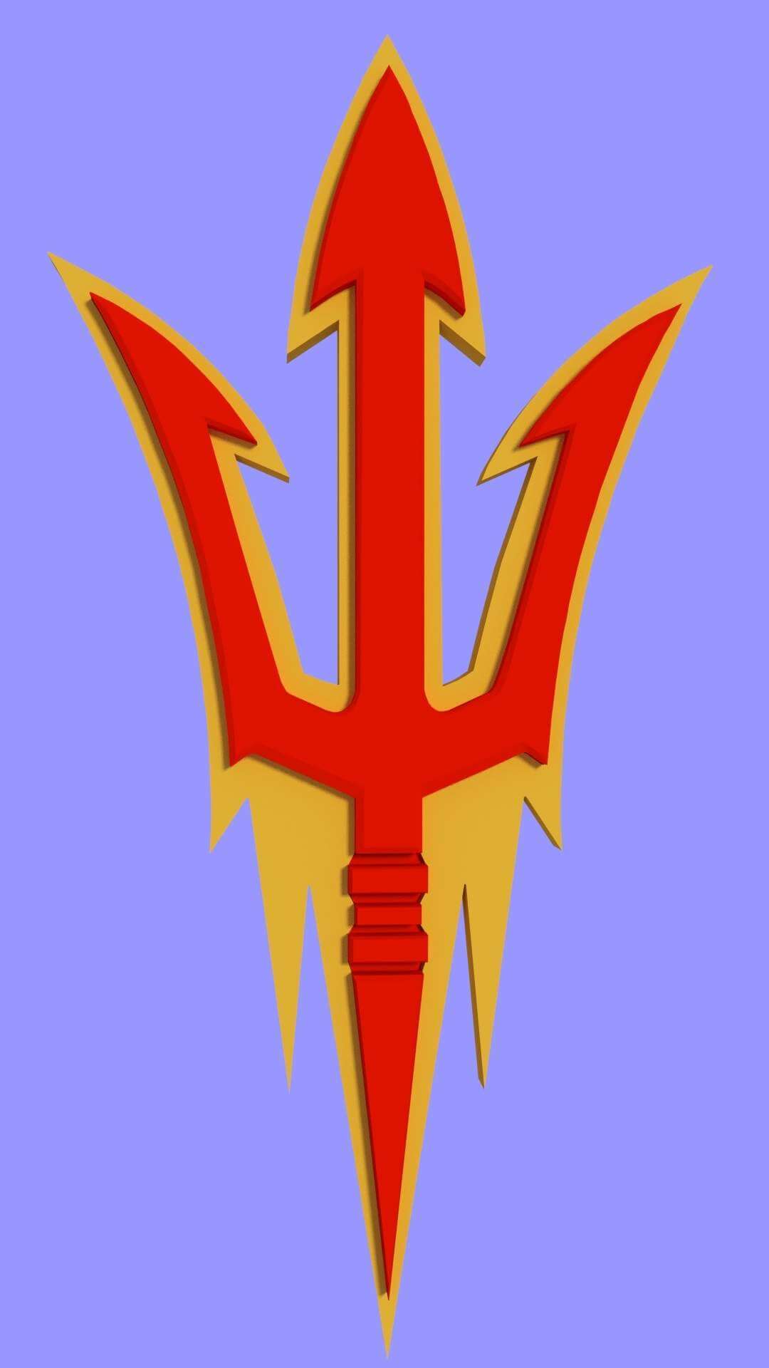 Arizona Sun Devils Logo - 3D Model by RogerDS