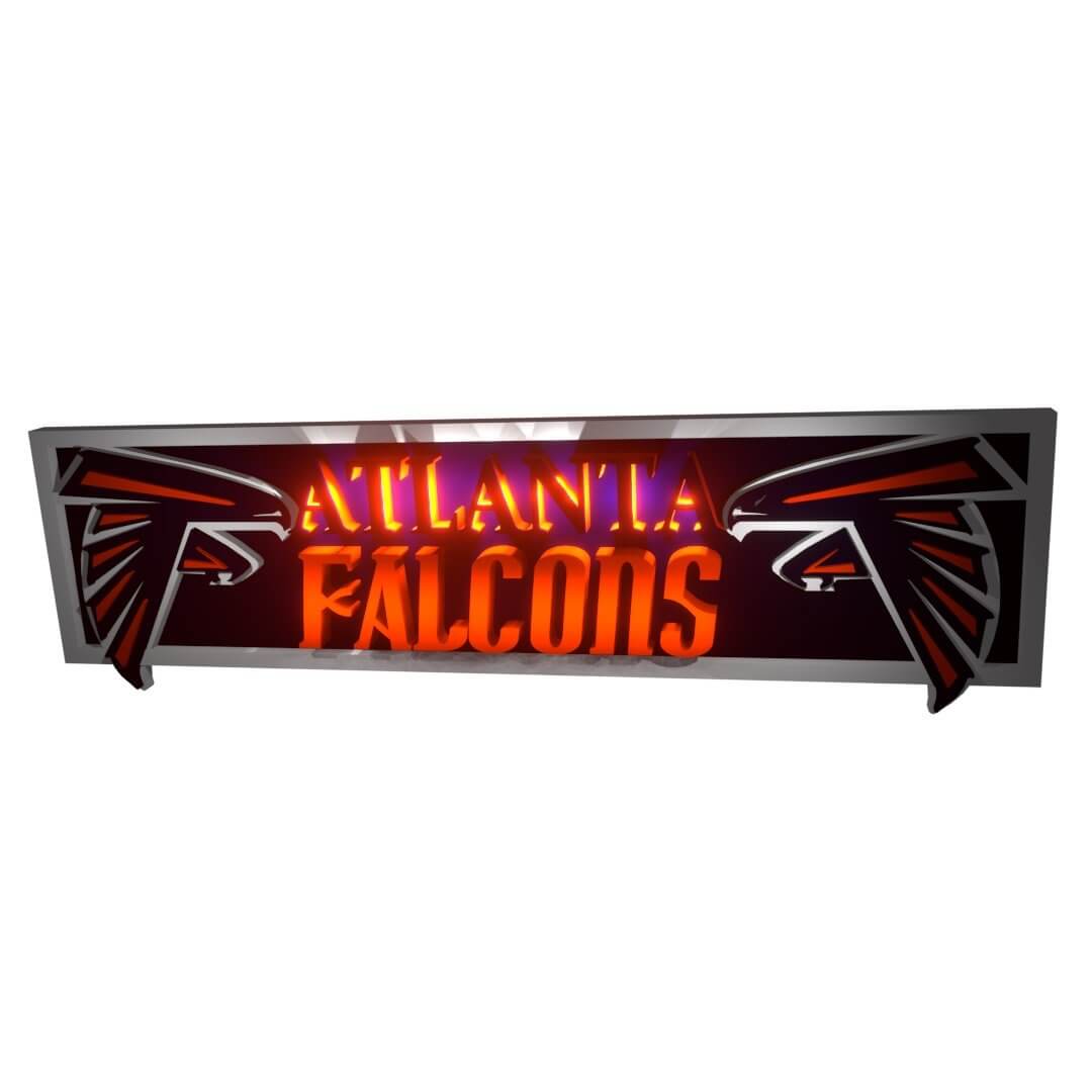 Atlanta Falcons Banner - 3D Model by RogerDS