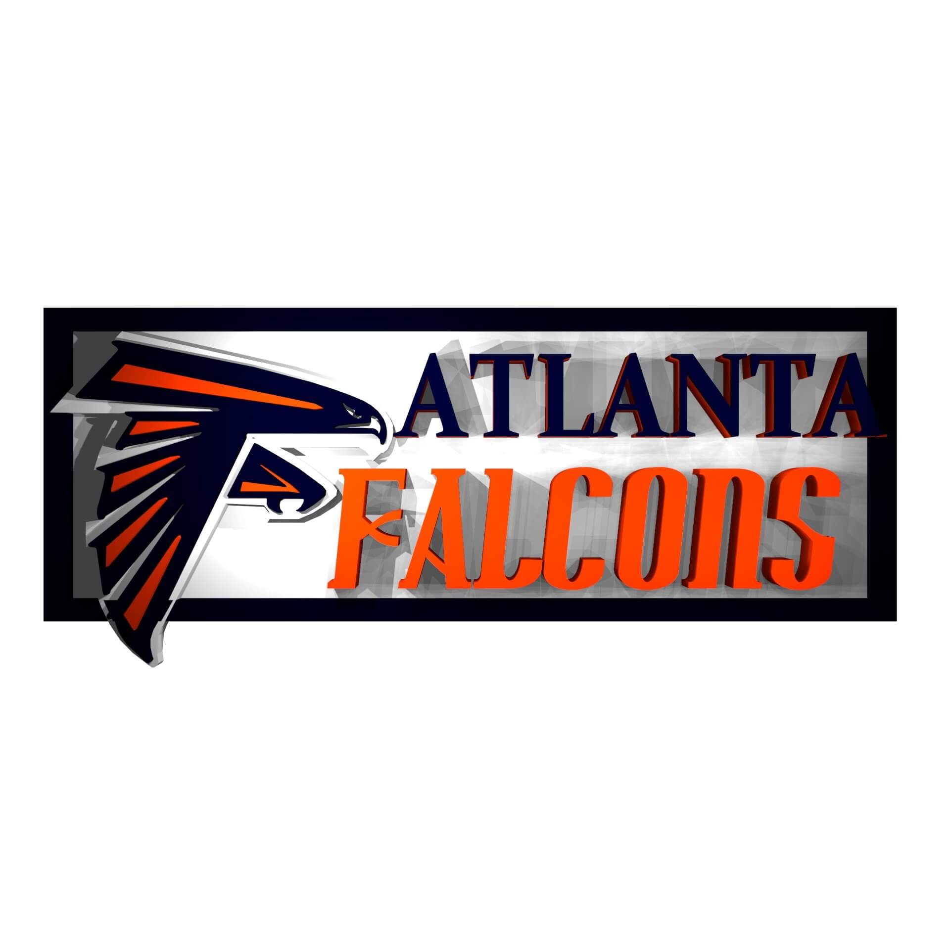 Atlanta Falcons Banner - 3D Model by RogerDS