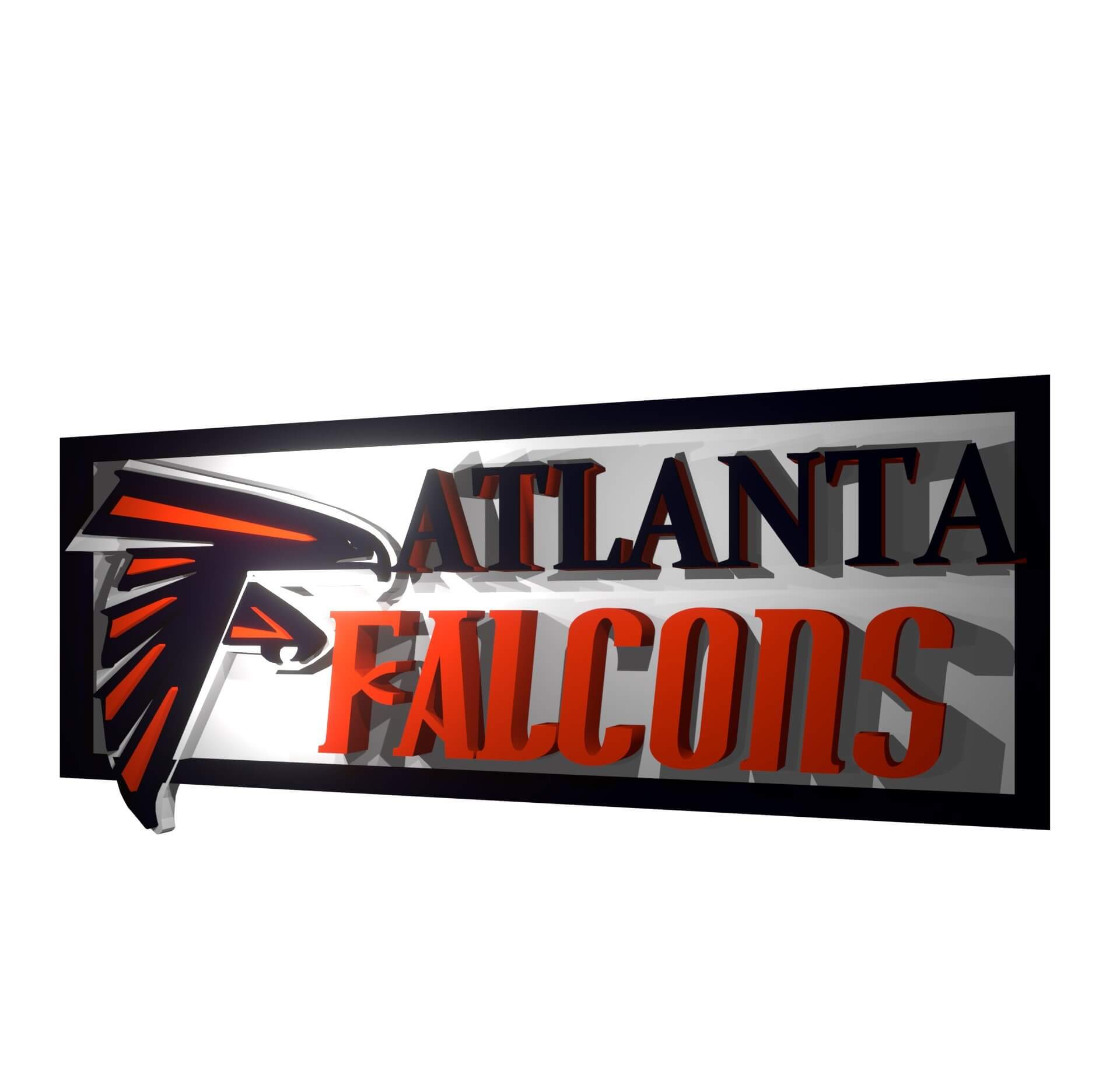 Atlanta Falcons Banner - 3D Model by RogerDS