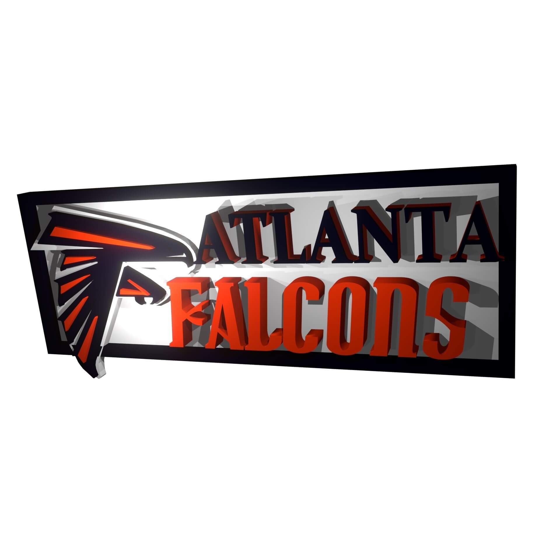 Atlanta Falcons Banner - 3D Model by RogerDS