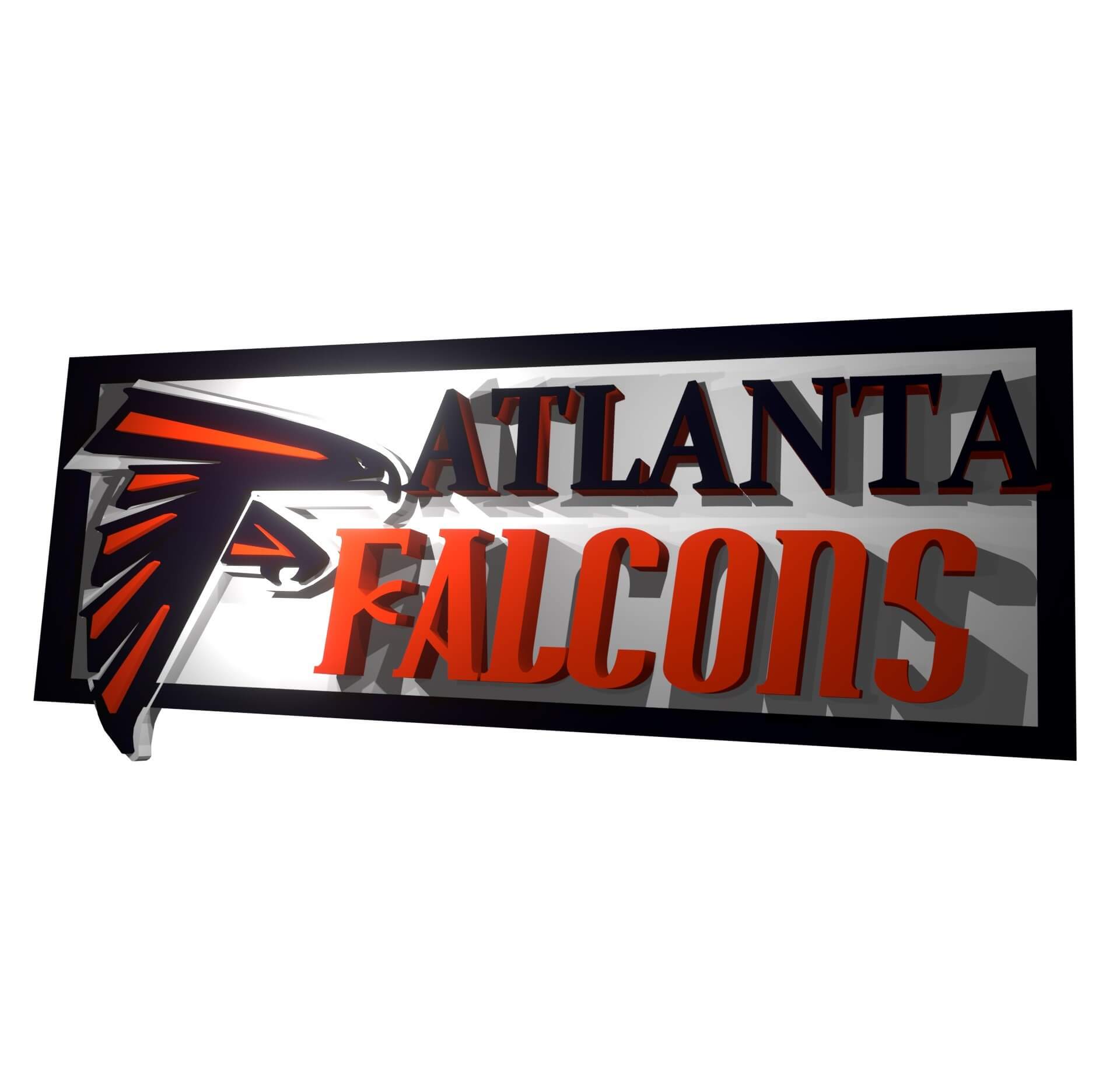 Atlanta Falcons Banner - 3D Model by RogerDS