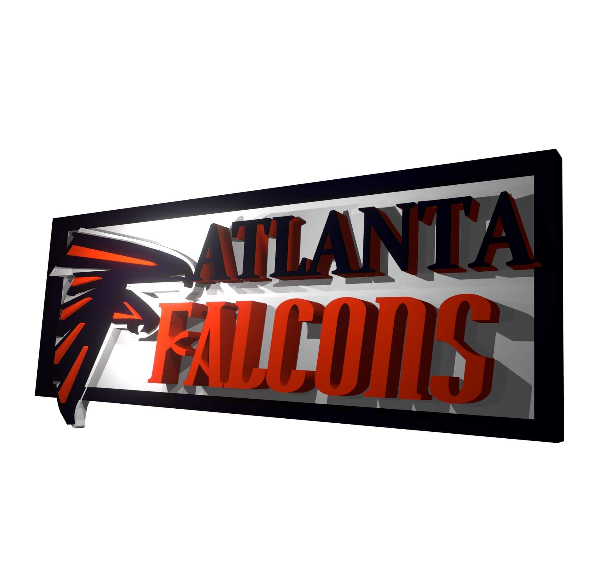 Atlanta Falcons Banner - 3D Model by RogerDS