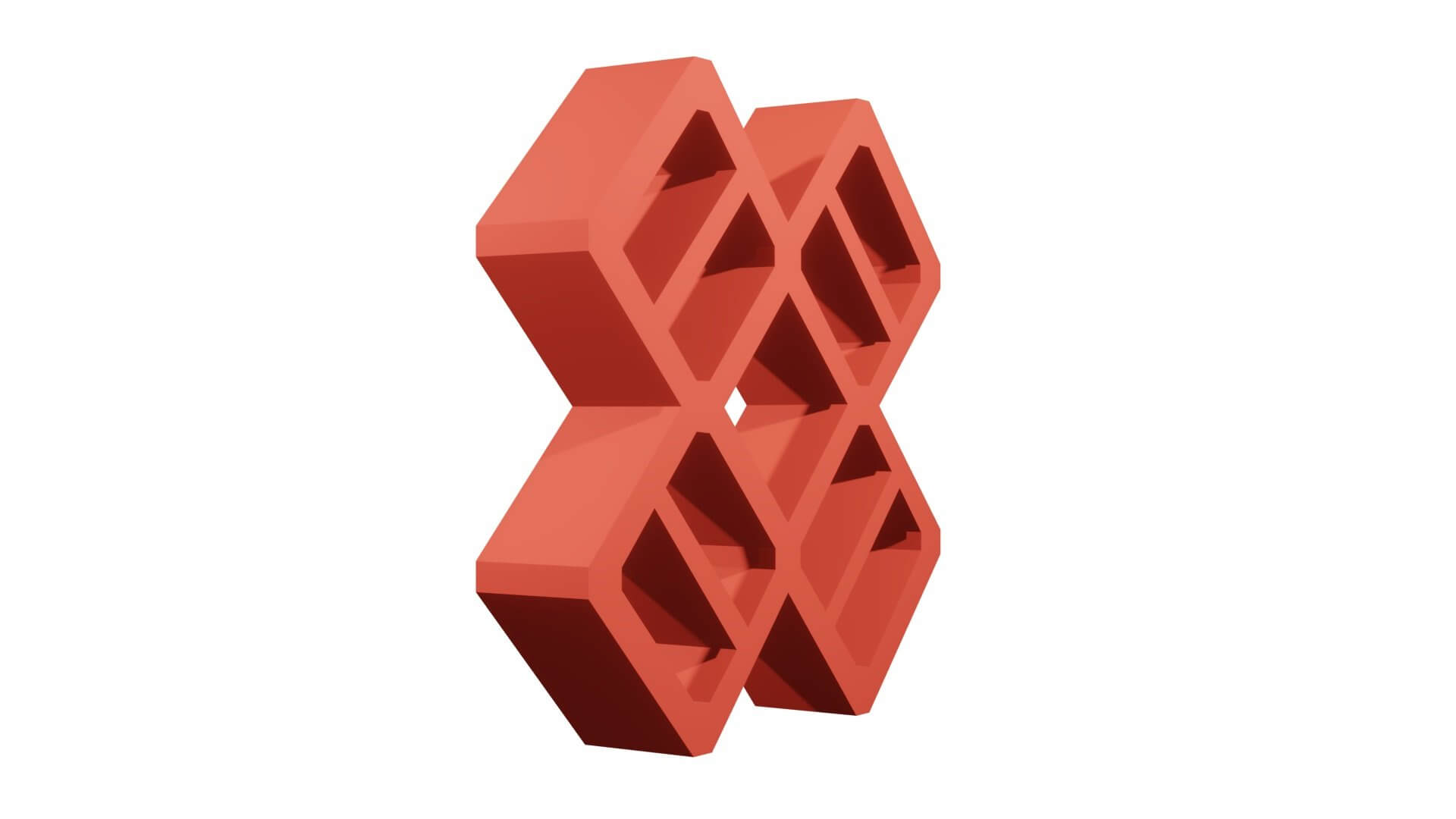 Brick Jaali 5 Square - 3D Model by RogerDS