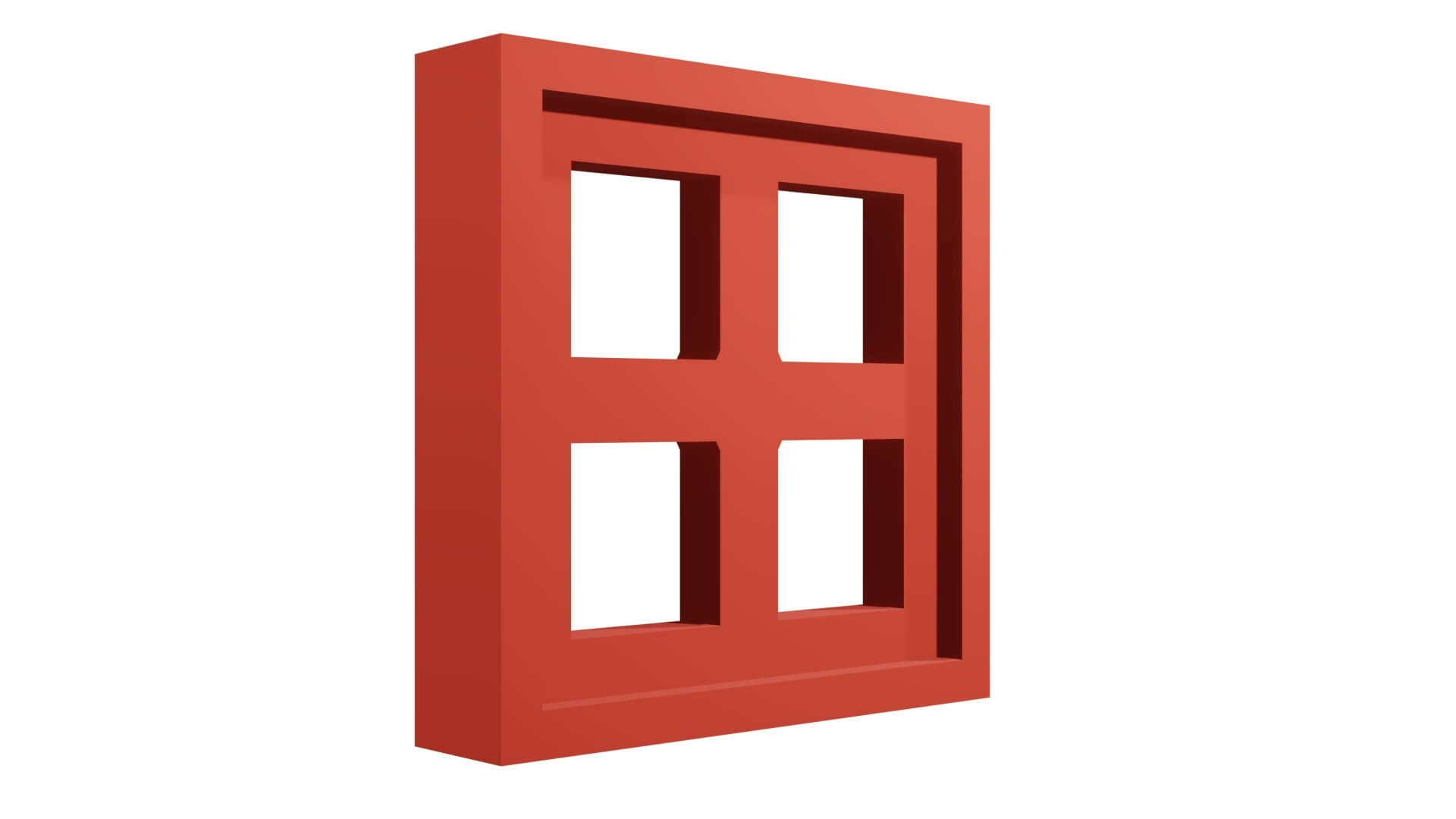 Brick Jaali Block Square - 3D Model by RogerDS