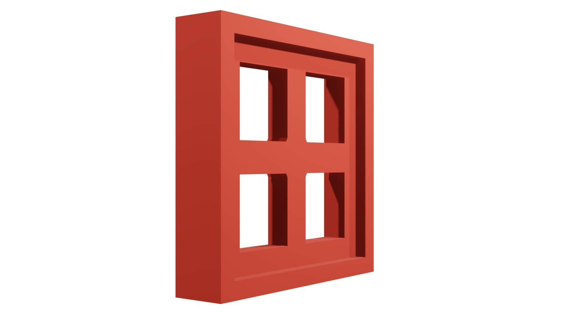 Brick Jaali Block Square - 3D Model by RogerDS