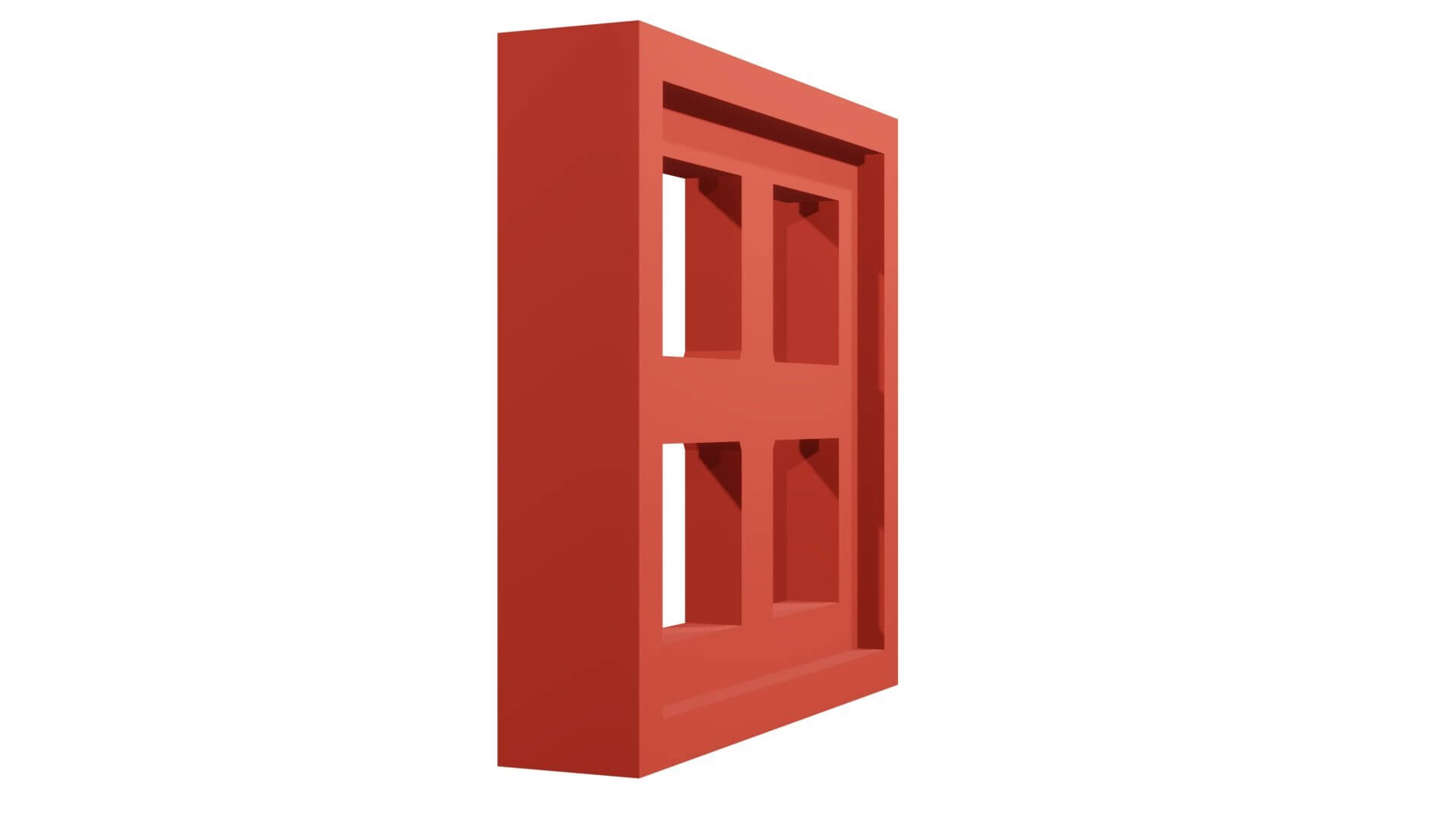 Brick Jaali Block Square - 3D Model by RogerDS