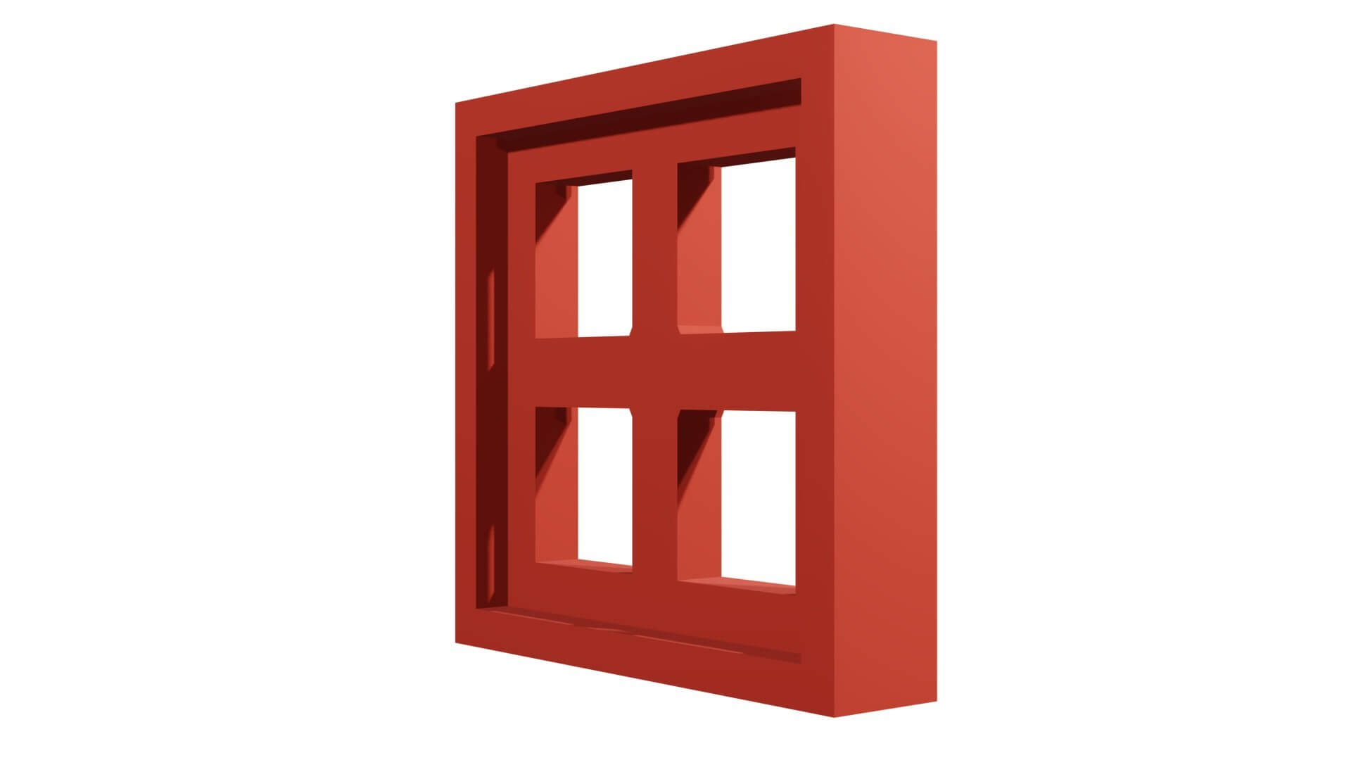 Brick Jaali Block Square - 3D Model by RogerDS