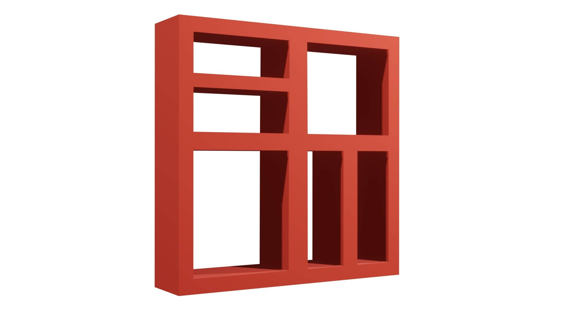 Brick Jaali Square Design - 3D Model by RogerDS