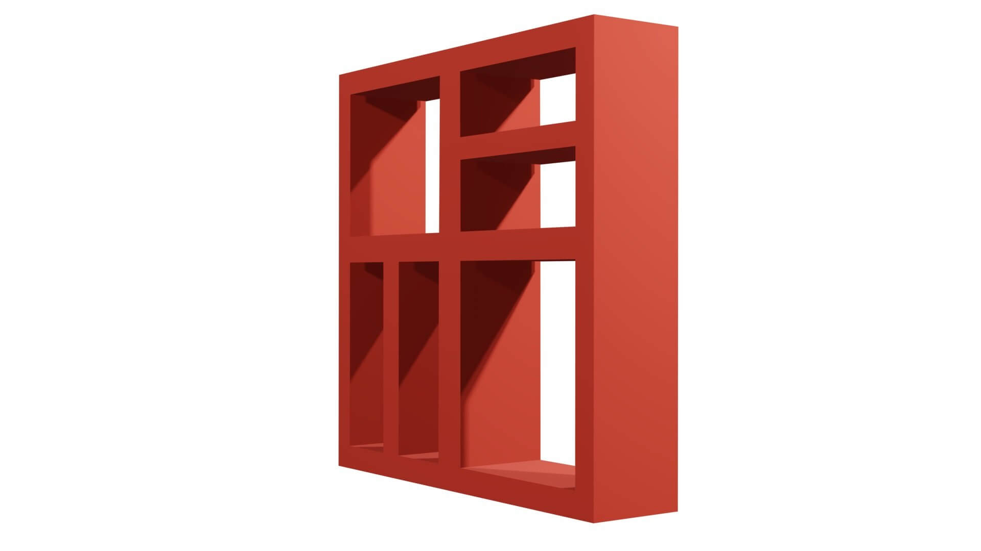 Brick Jaali Square Design - 3D Model by RogerDS