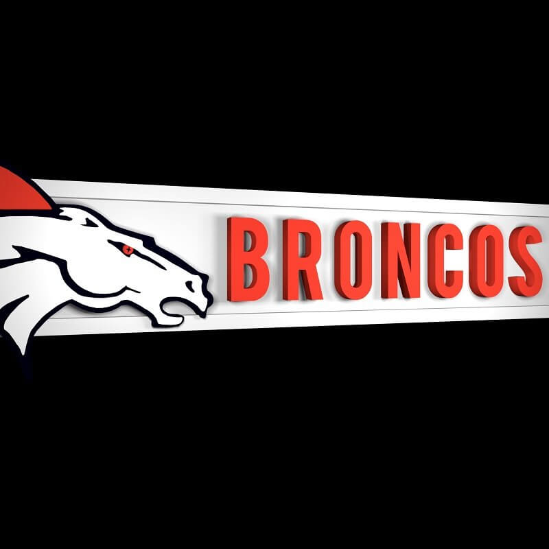 Broncos Banner - 3D Model by RogerDS