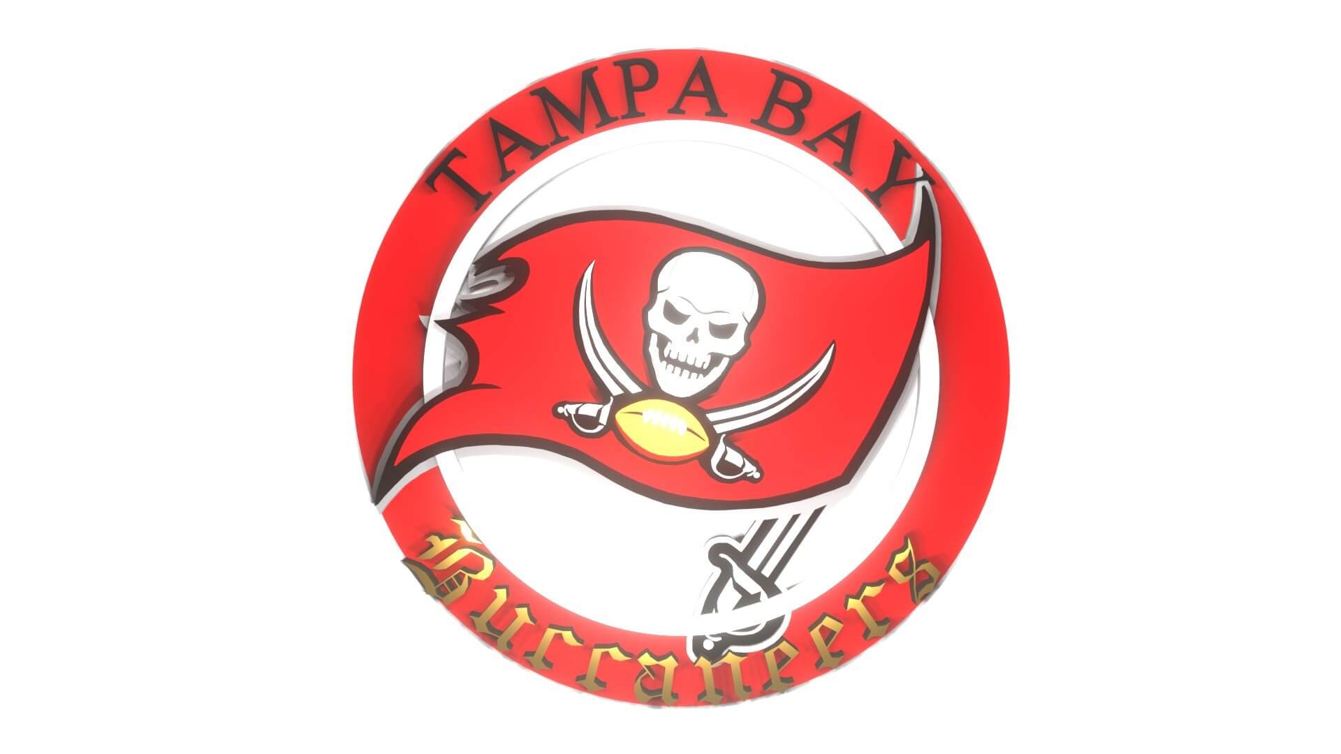 Tampa Bay Buccaneers Logo - 3D Model by RogerDS
