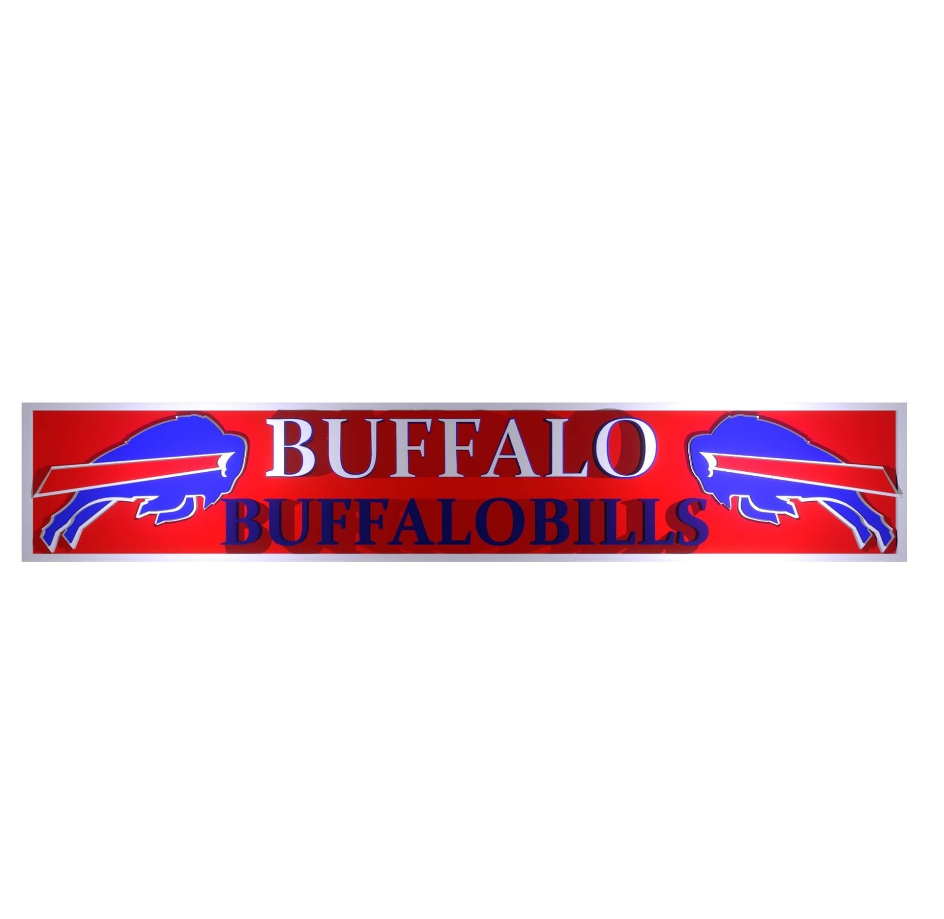 Buffalo Bills Banner 2 - 3D Model by RogerDS