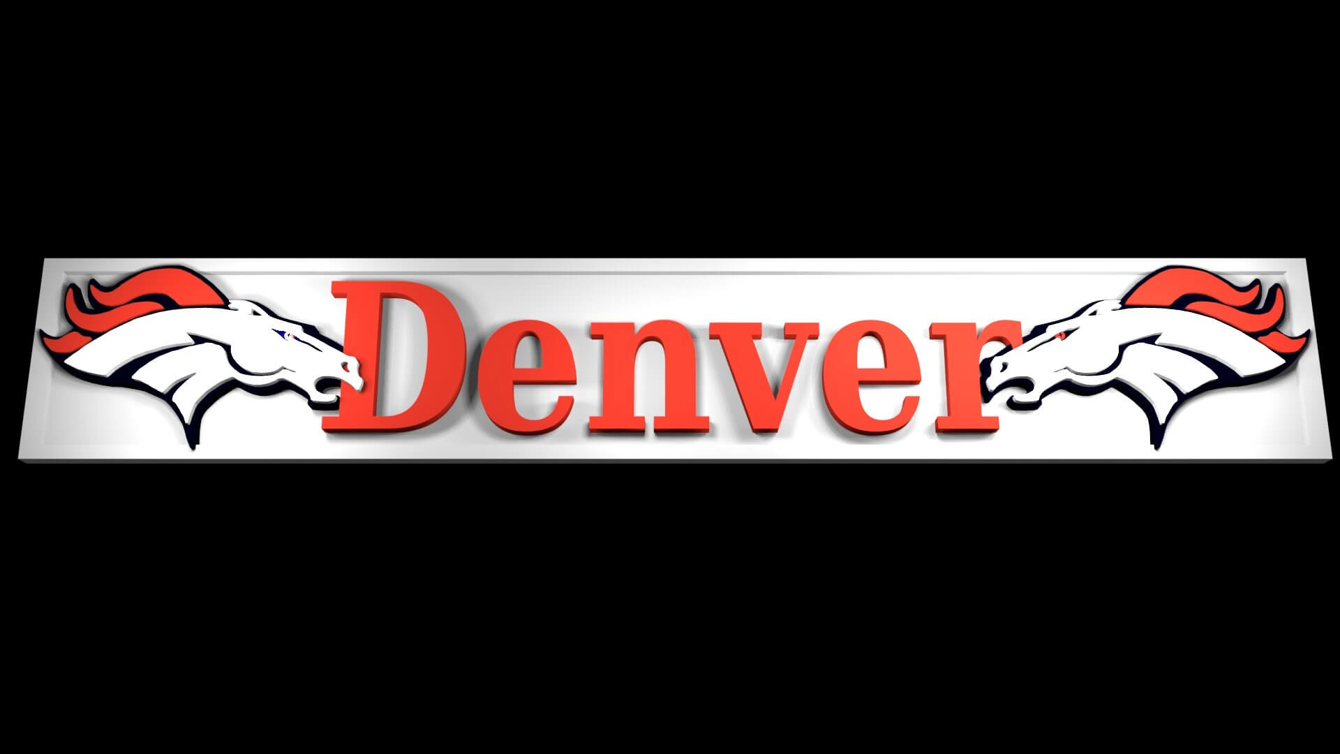 Denver Banner 2 - 3D Model by RogerDS