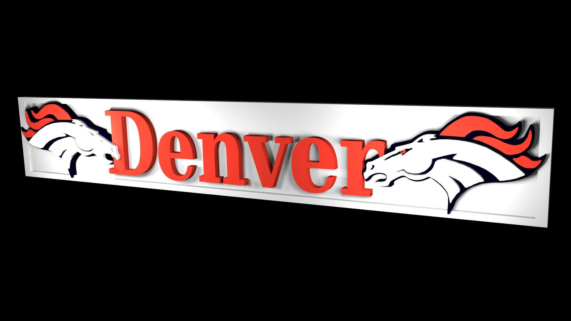 Denver Banner 2 - 3D Model by RogerDS