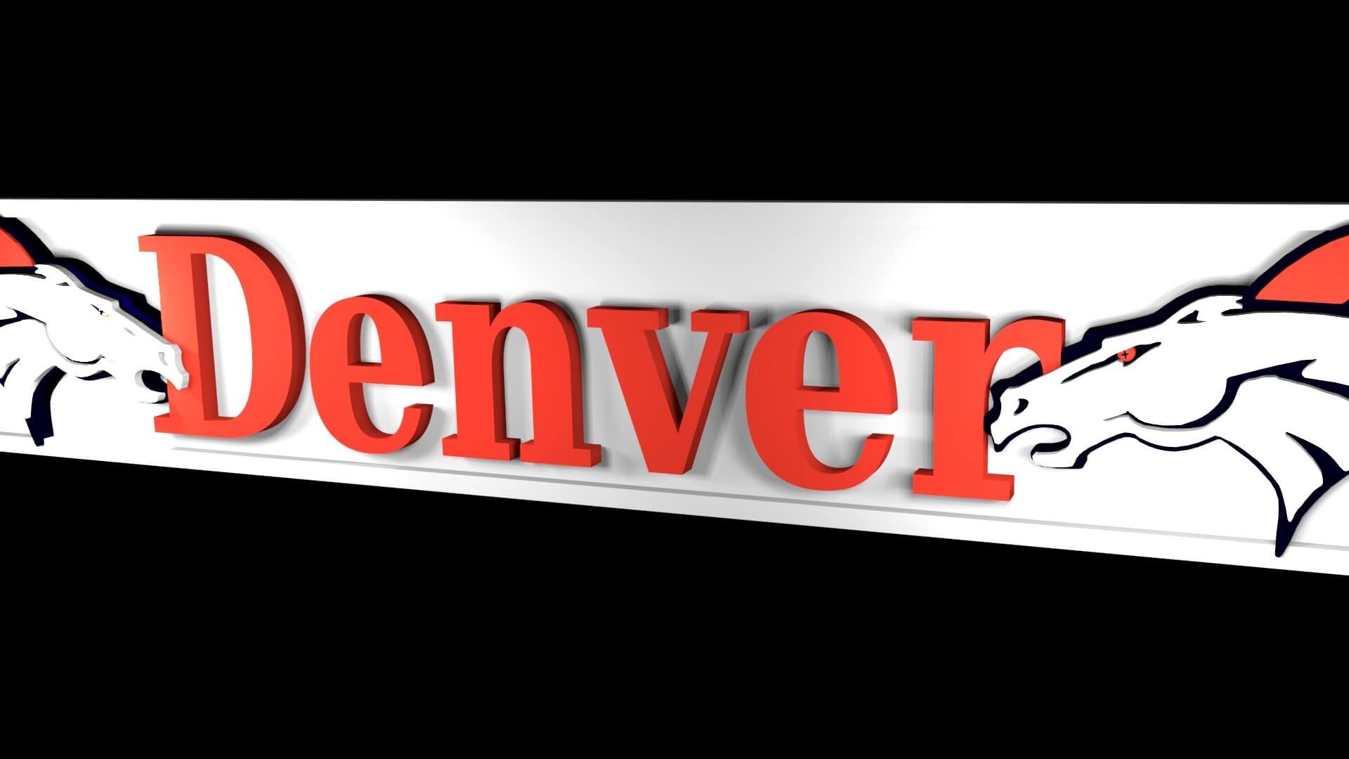 Denver Banner 2 - 3D Model by RogerDS