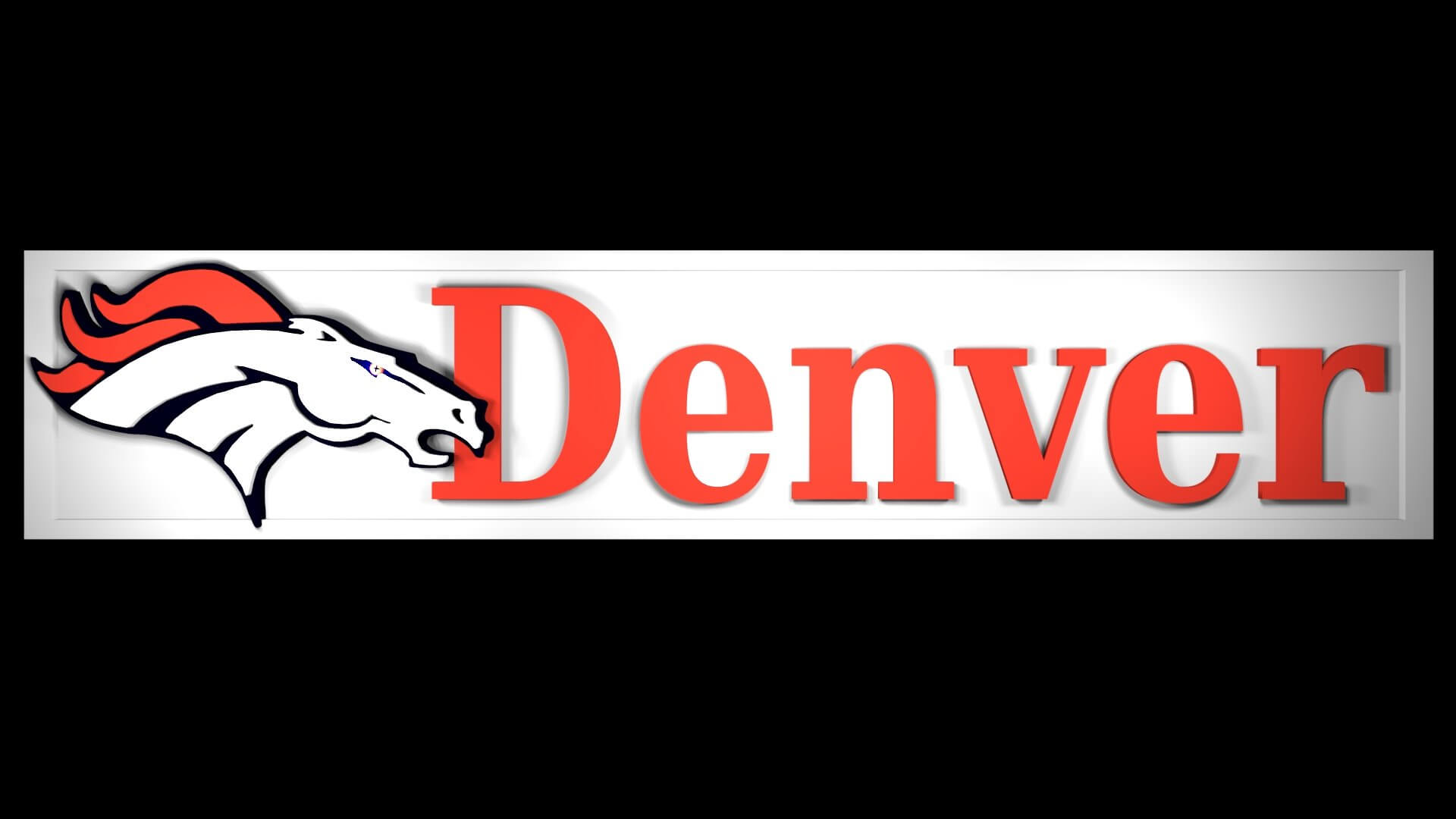 Denver Banner - 3D Model by RogerDS