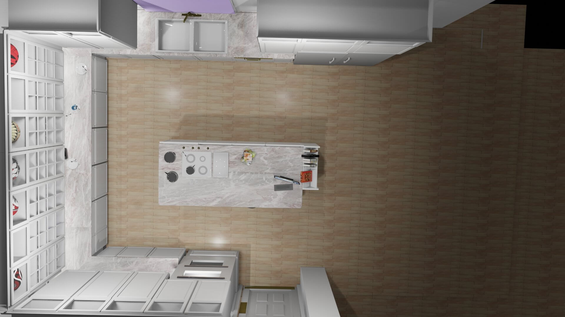 Kitchen Design 3 - 3D Model by RogerDS