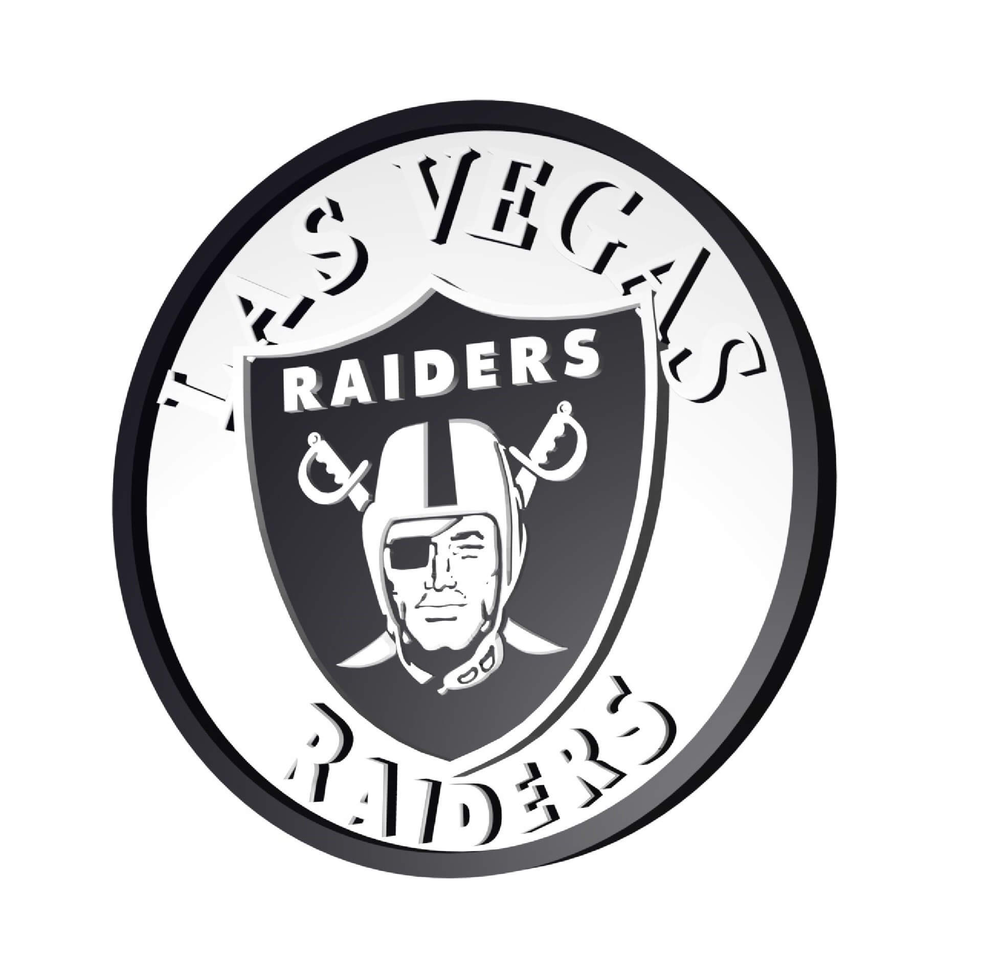 Las Vegas Raiders Shield Disc - 3D Model by RogerDS