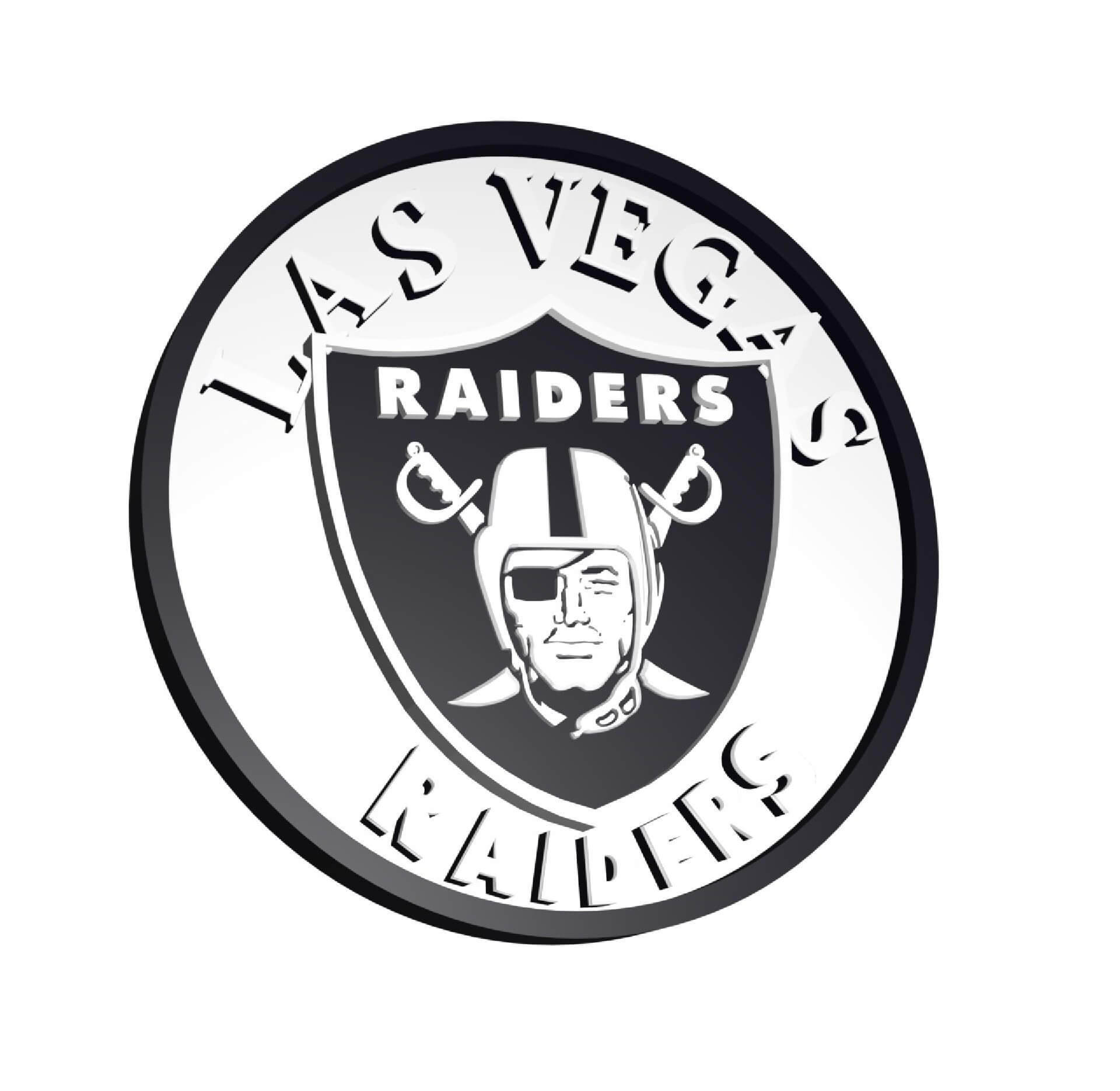 Las Vegas Raiders Shield Disc - 3D Model by RogerDS
