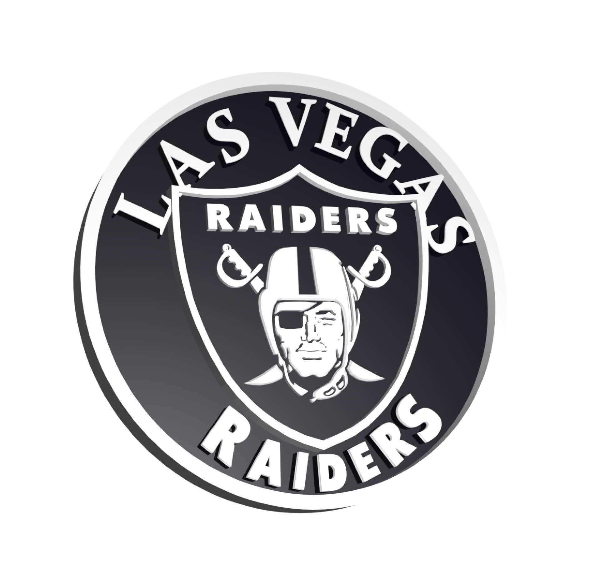 Las Vegas Raiders Shield Disc - 3D Model by RogerDS