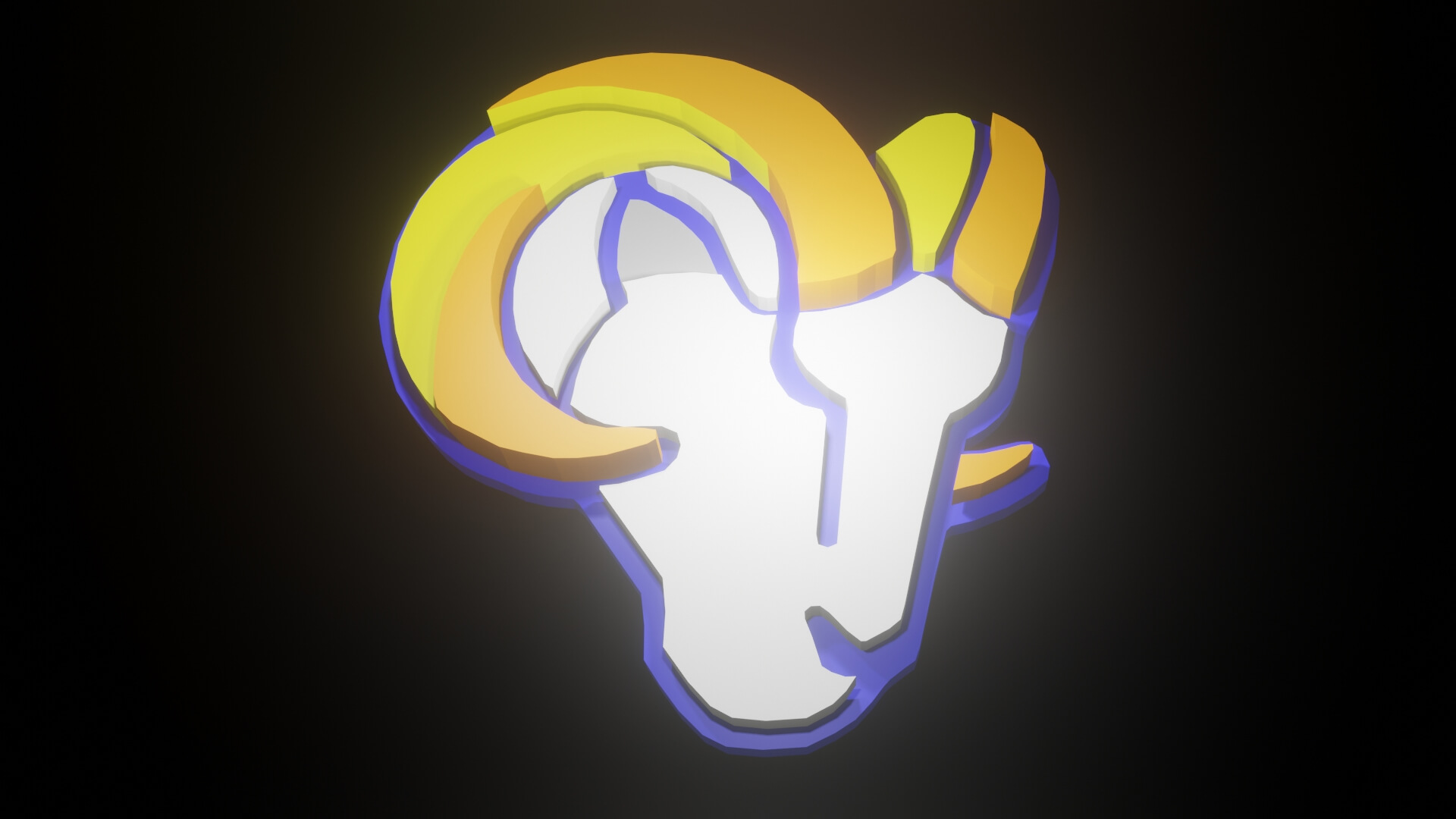 Los Angeles Rams - 3D Model by RogerDS