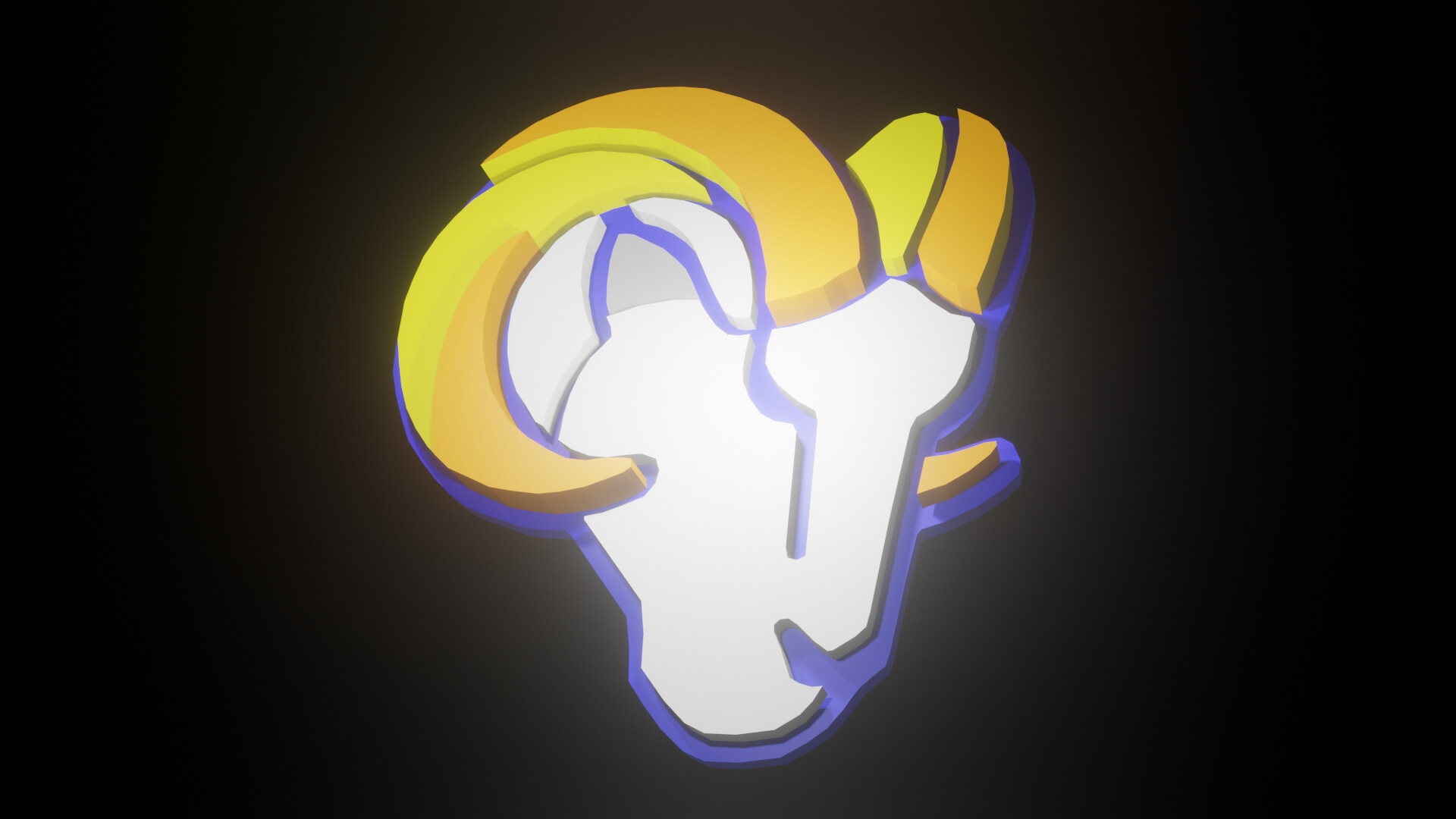 Los Angeles Rams - 3D Model by RogerDS