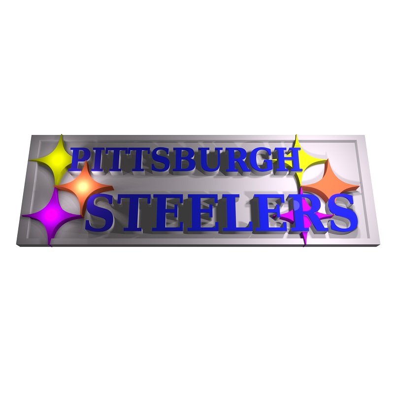 Pittsburgh Steelers Banner 2 - 3D Model by RogerDS
