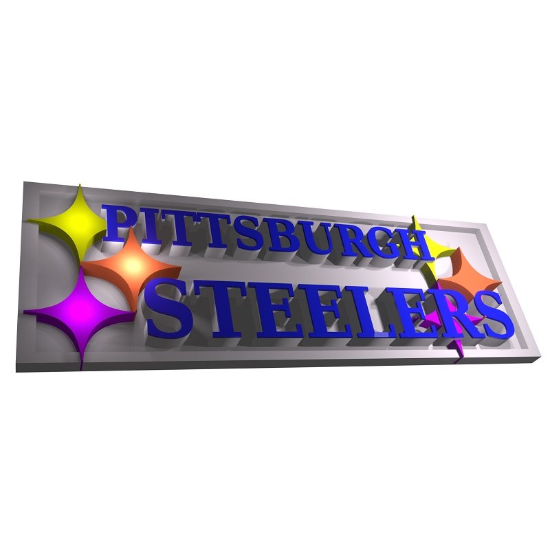 Pittsburgh Steelers Banner 2 - 3D Model by RogerDS