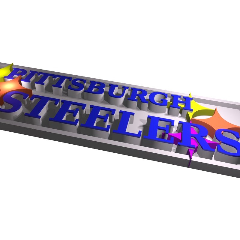 Pittsburgh Steelers Banner 2 - 3D Model by RogerDS