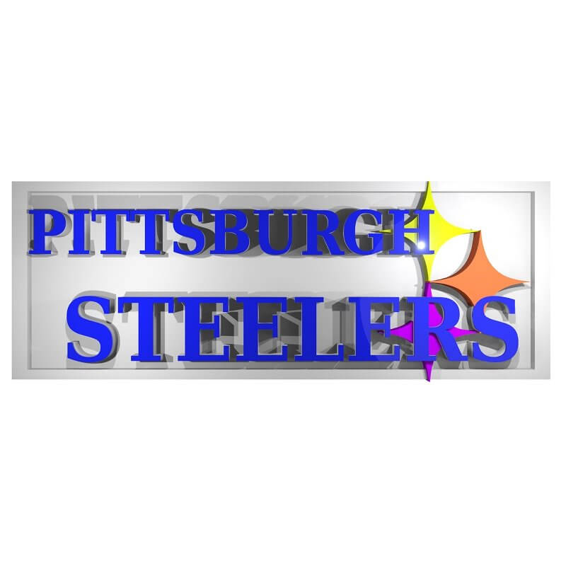 Pittsburgh Steelers Banner - 3D Model by RogerDS