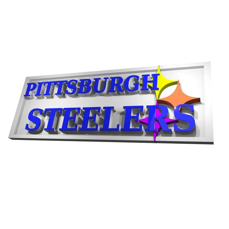 Pittsburgh Steelers Banner - 3D Model by RogerDS