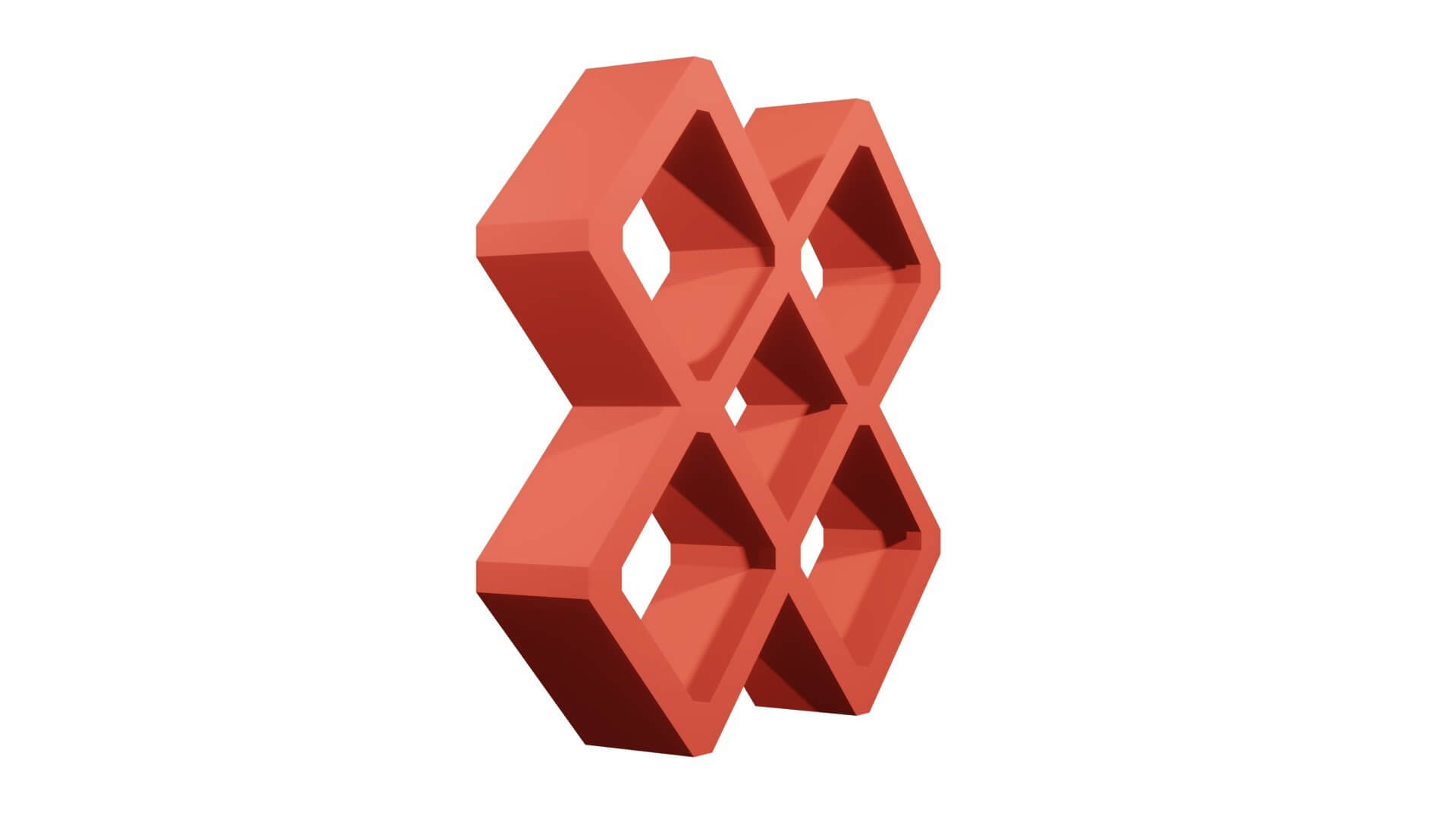 Sign Jaali Block Diamonds - 3D Model by RogerDS