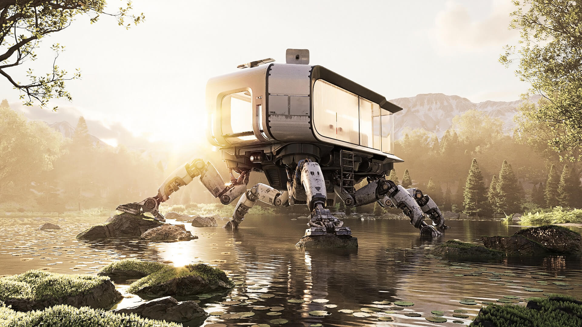 Mobile House by rokaarh | RenderHub Wallpapers