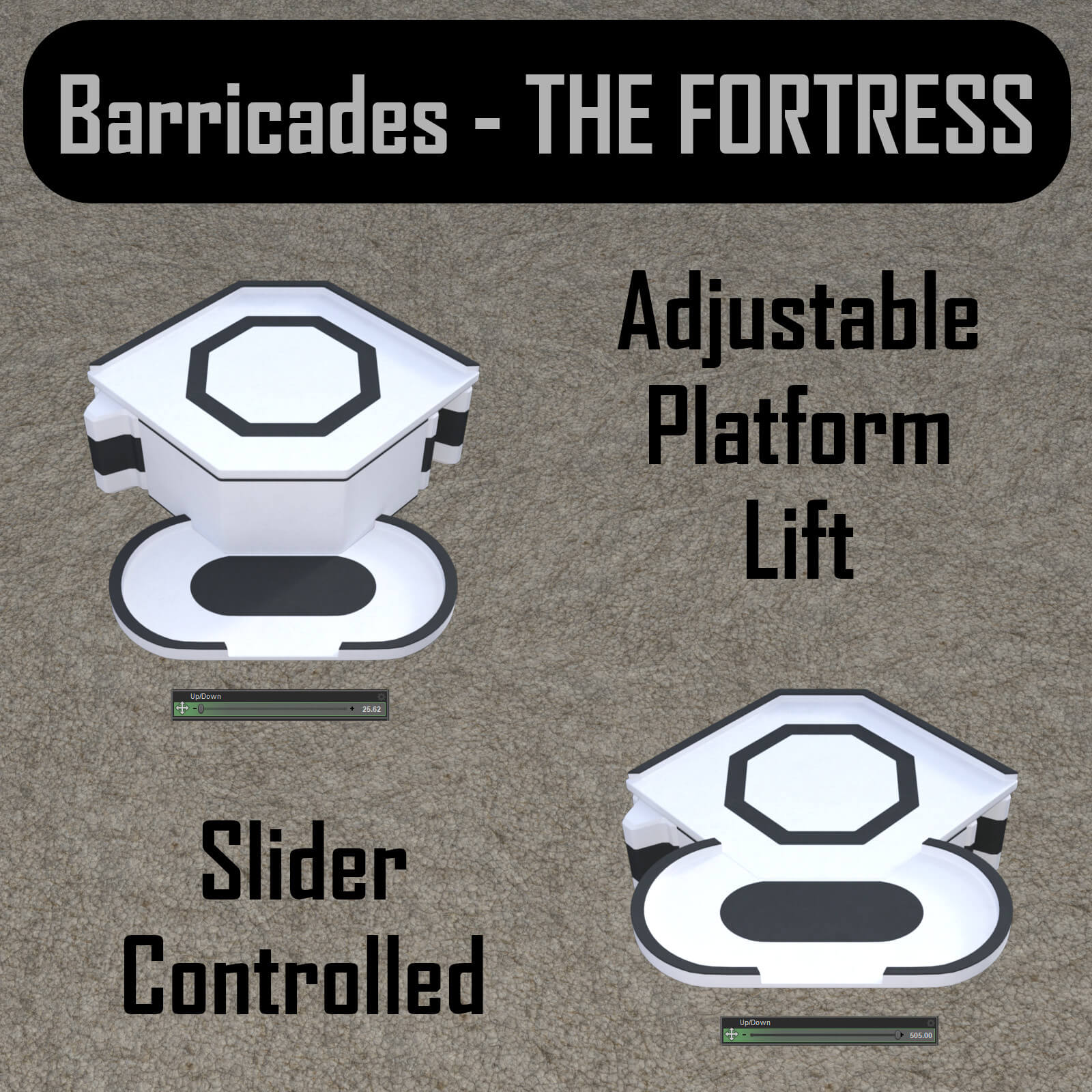 Barricades - The Fortress Daz Content by rolow