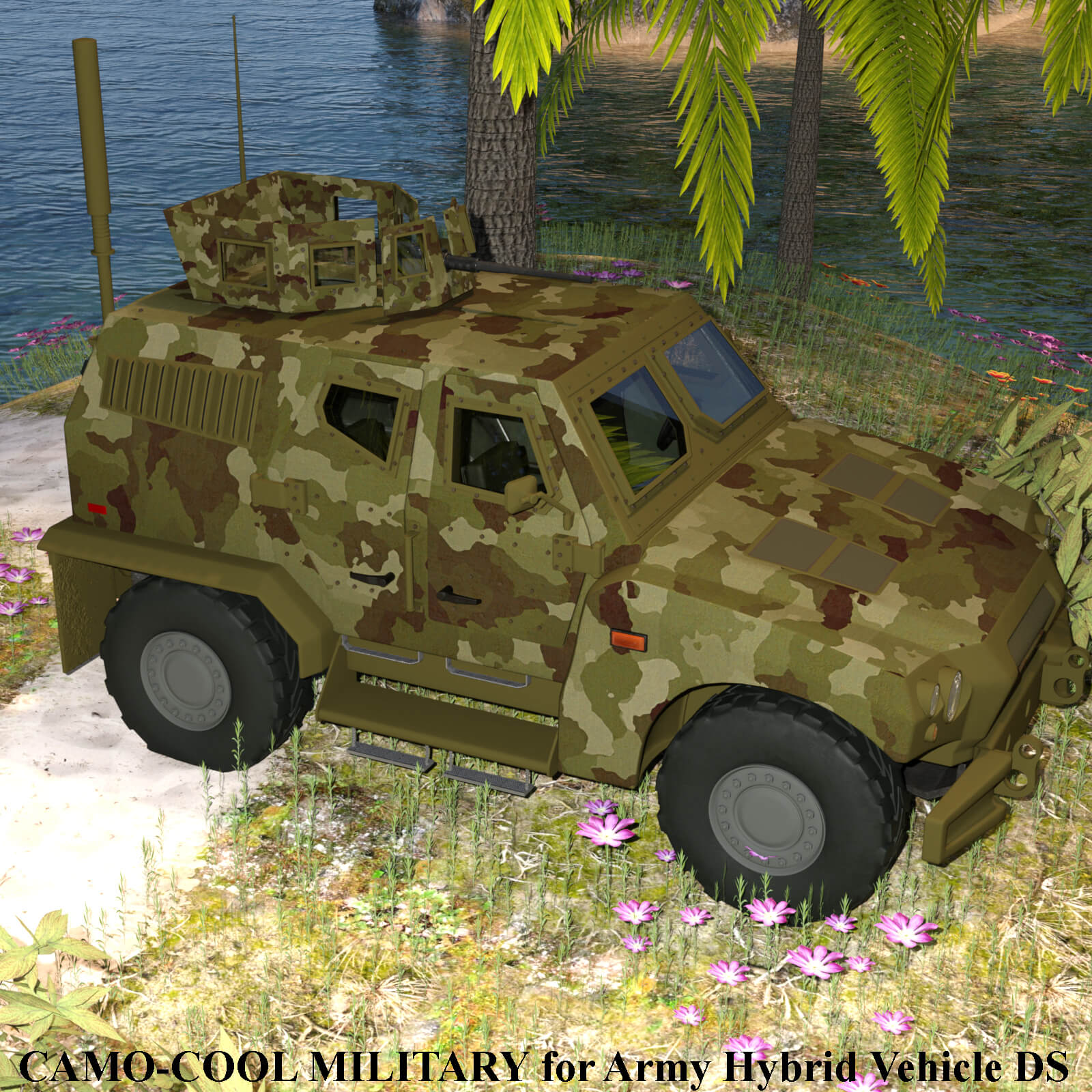 Camo-Cool Colors Urban Commando 034 - Army Hybrid Vehicle Free 3D ...