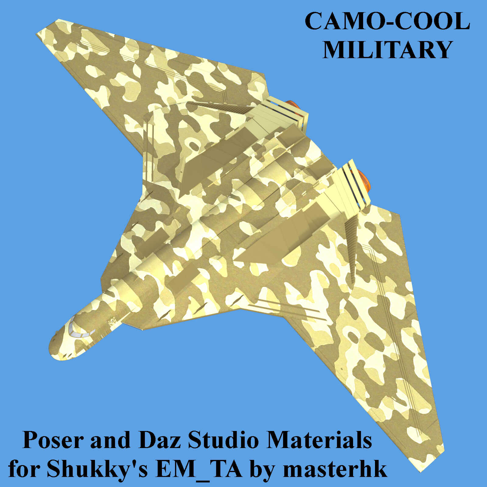 Camo-Cool Military SET-1 for Shukky's EM_TA Space Transport 3D Material ...