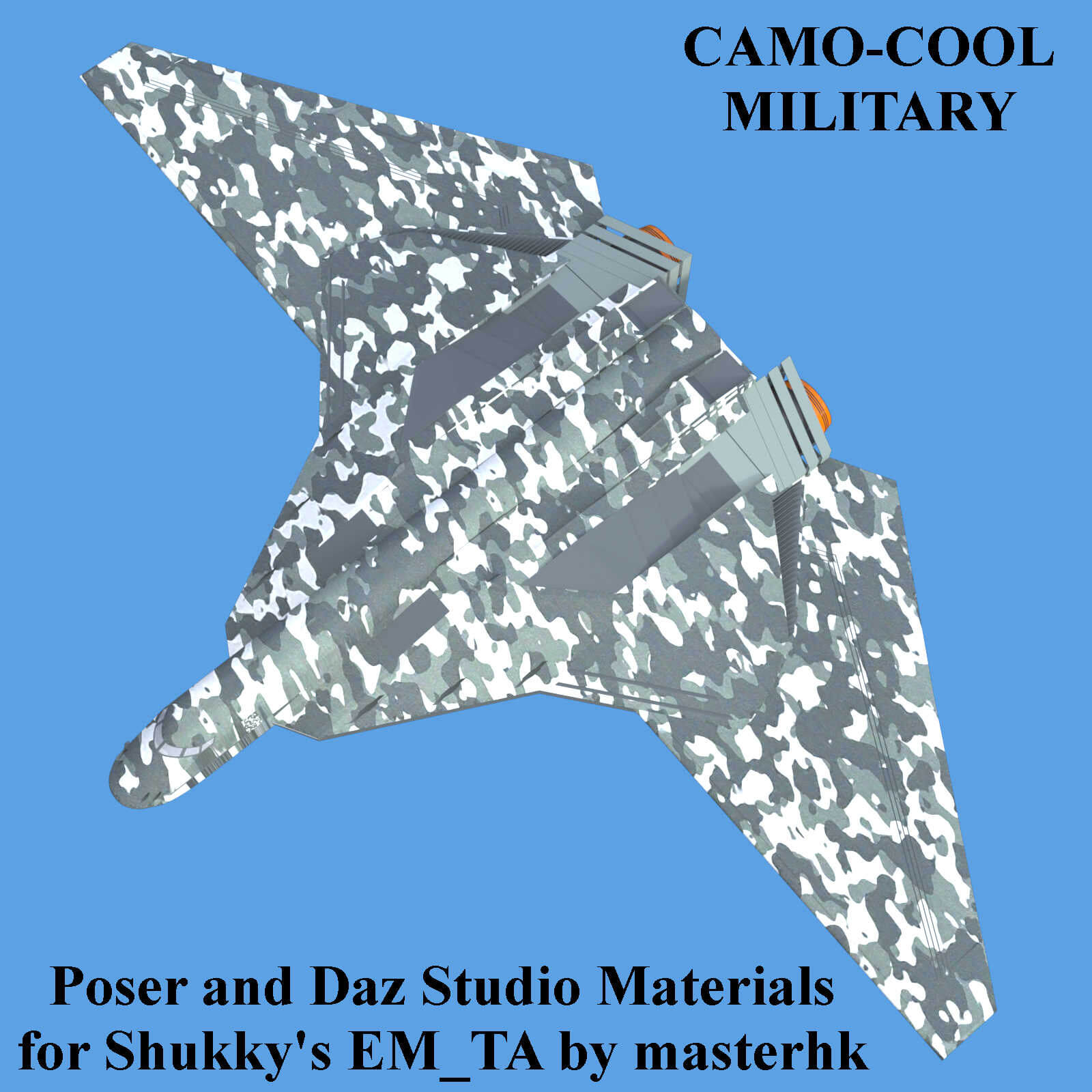 Camo-Cool Military SET-1 for Shukky's EM_TA Space Transport 3D Material ...
