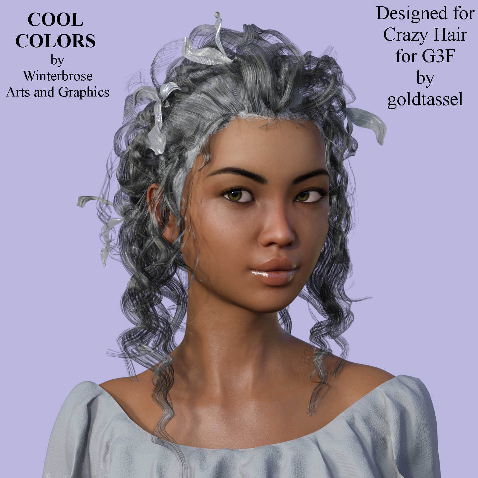 Cool Colors for Crazy Hair for Genesis 3 Female (G3F) in DS - 3D ...