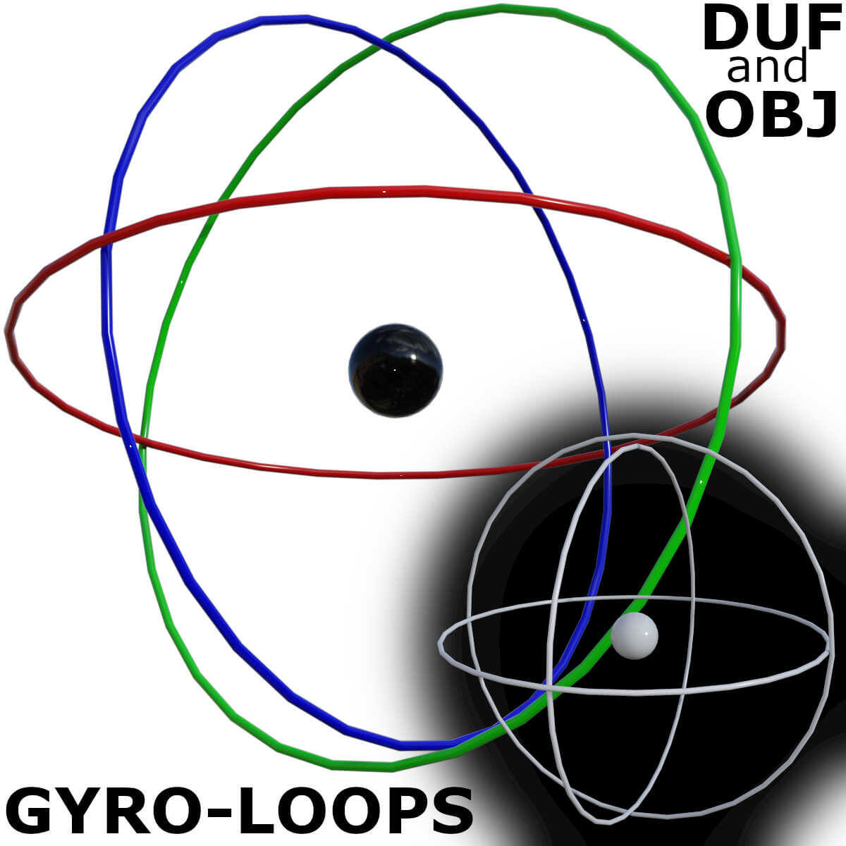 Experiments in Rigging - Gyro Loops Free Daz Content by rolow