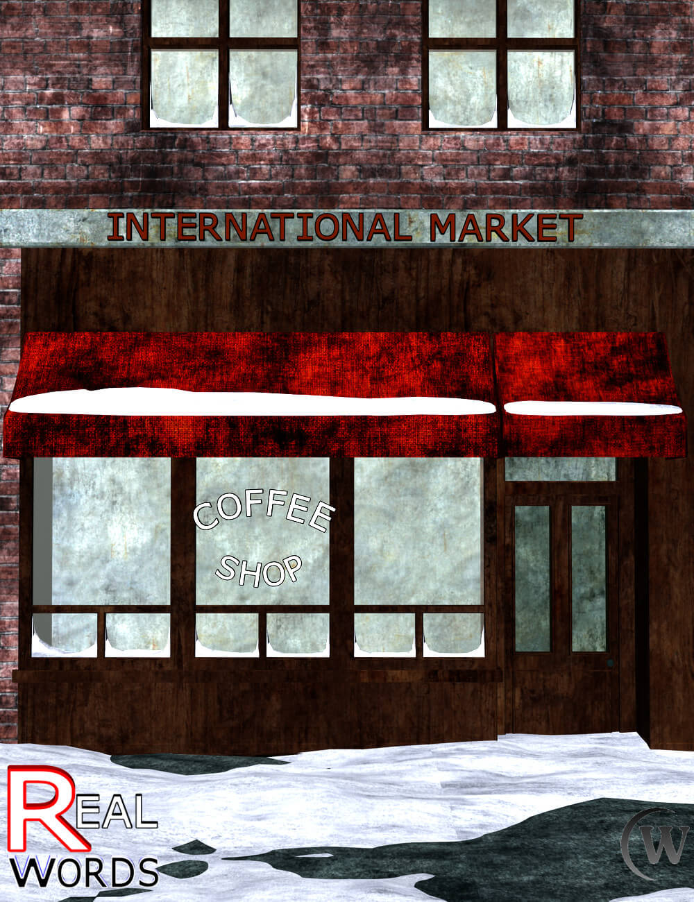 Real Words Props for Business Store Fronts - Daz Content by rolow